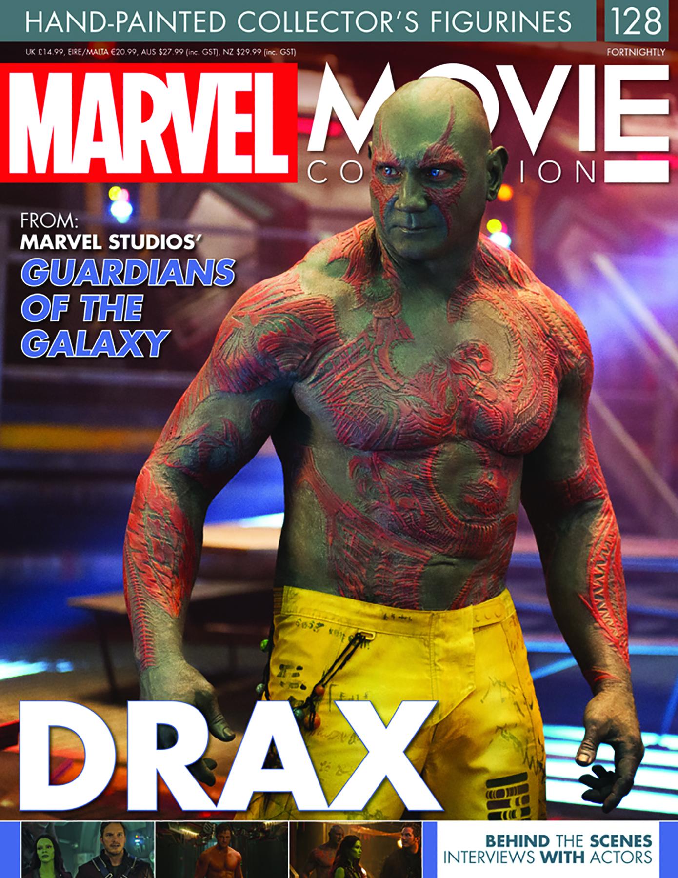 Marvel Movie Figure Collection #128 Drax Prison Eaglemoss | Gothic Gifts