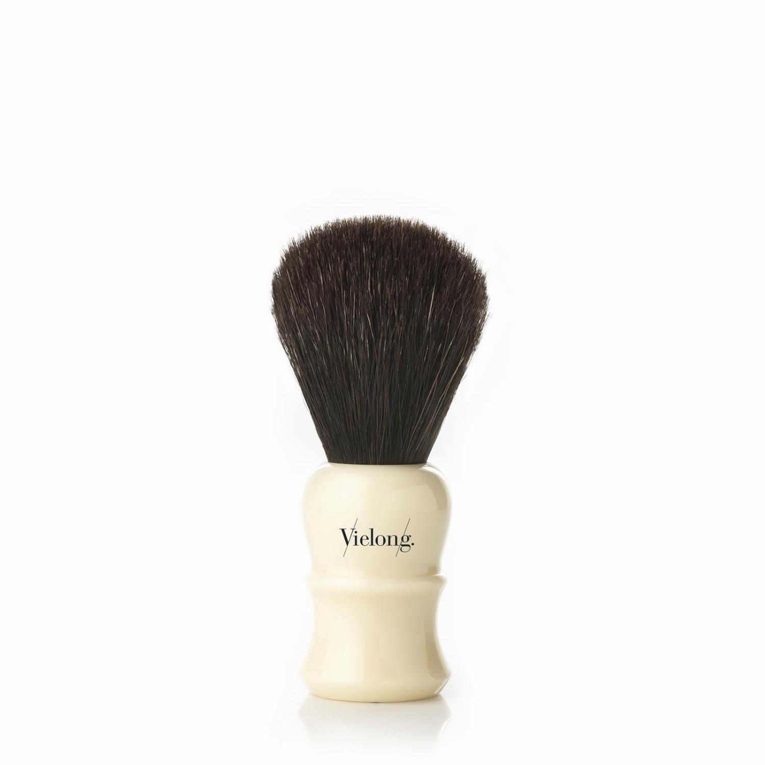 Vielong Quart Black Horsehair 24mm Shaving Brush | A Gentleman's Bits
