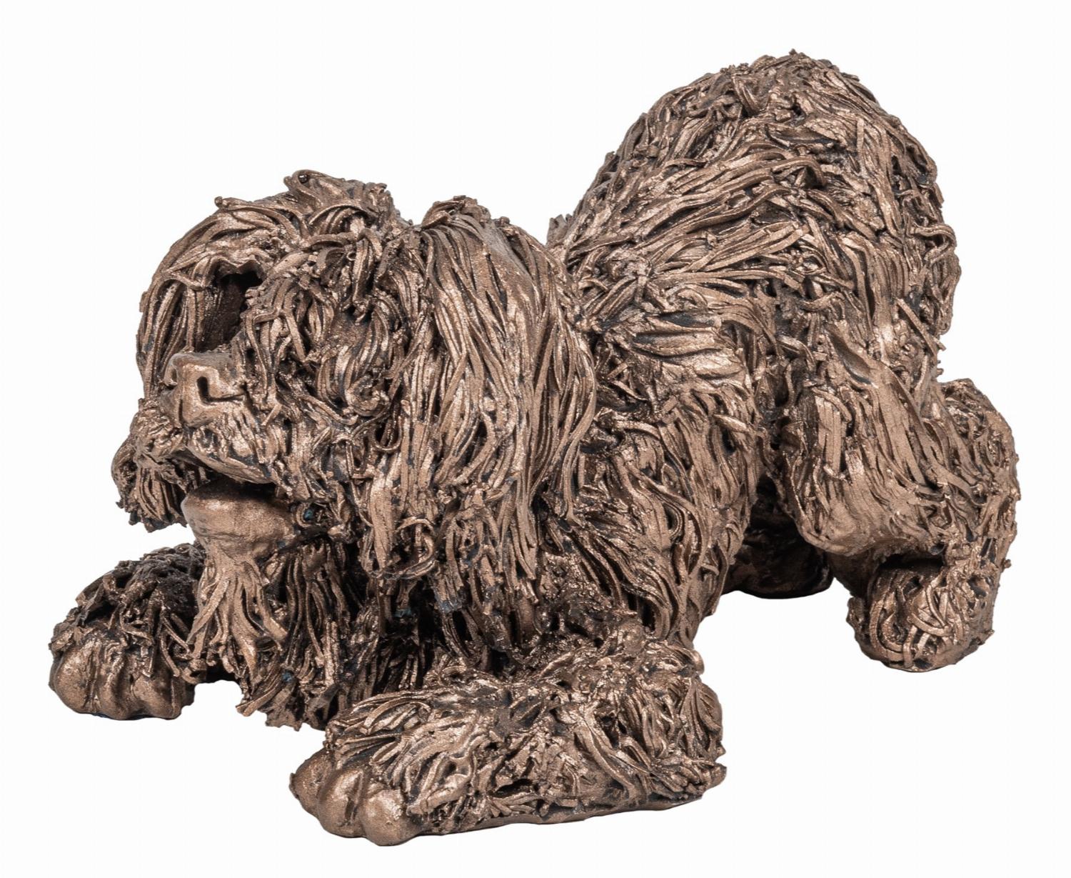 Billy Labradoodle - I Want to Play! (Frith Sculpture) | Bronze Gifts