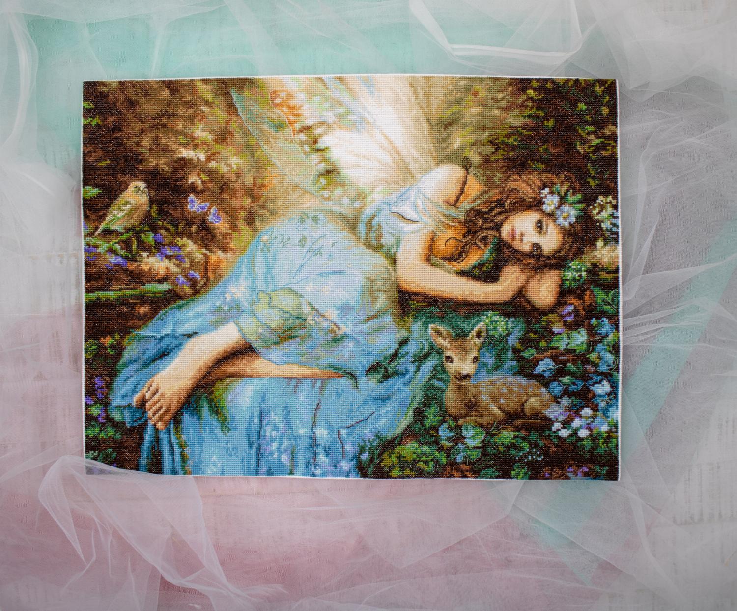 LETI 960 Spring Fairy Cross-Stitch Kit by Letistitch | Stitch Shop