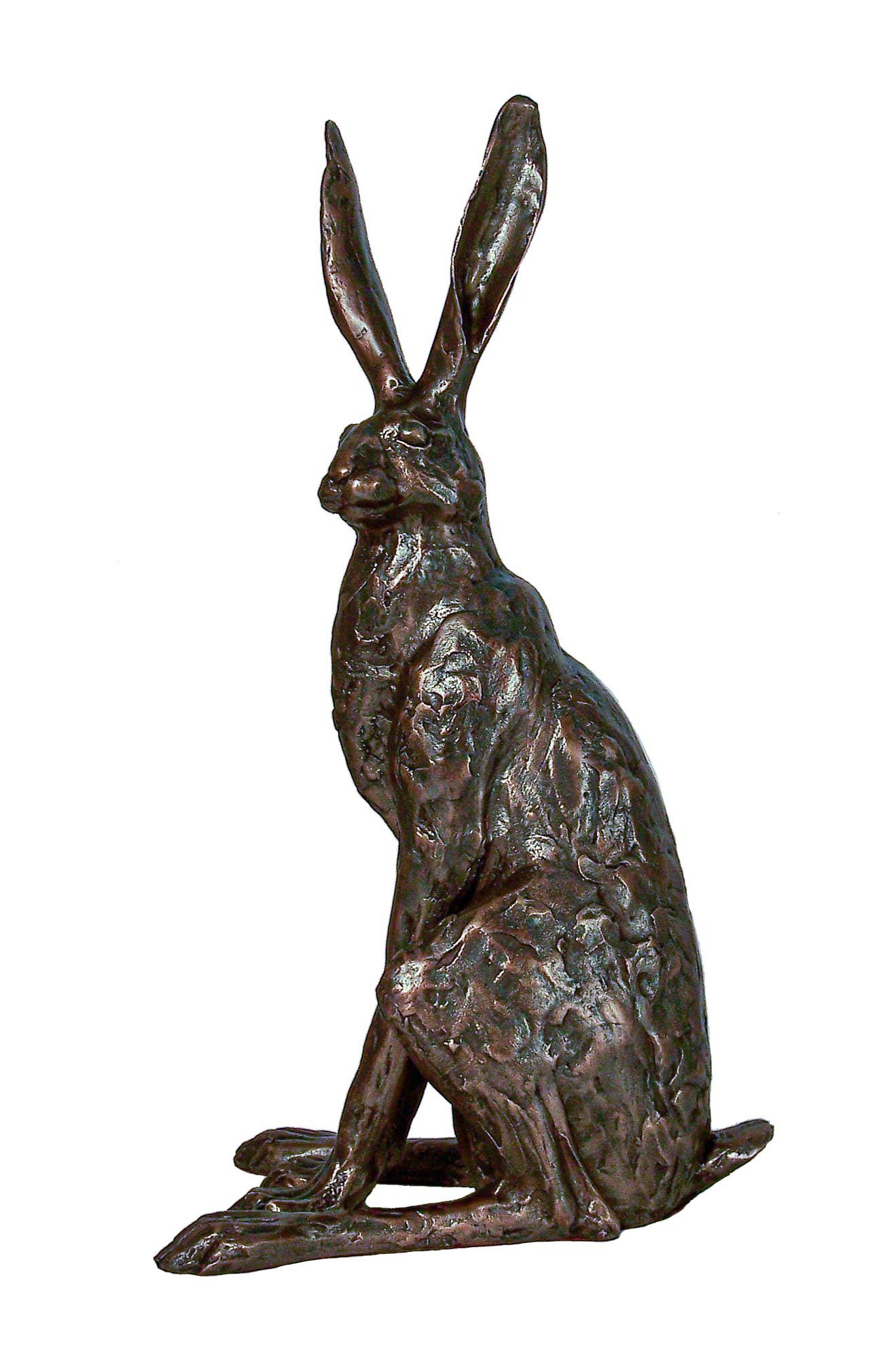 Sitting Hare Large by Paul Jenkins (Frith Sculpture) Premier Finish ...