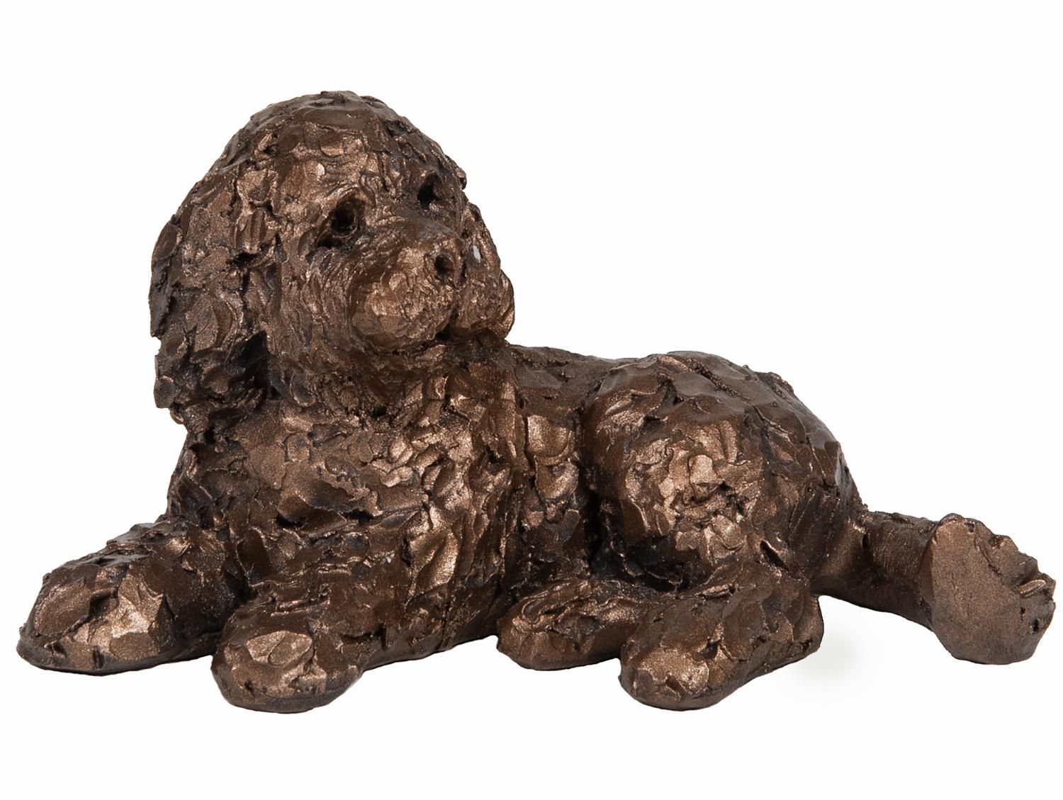 Pickwick Cockapoo Playing Bronze Figurine Small Adrian Tinsley Frith ...