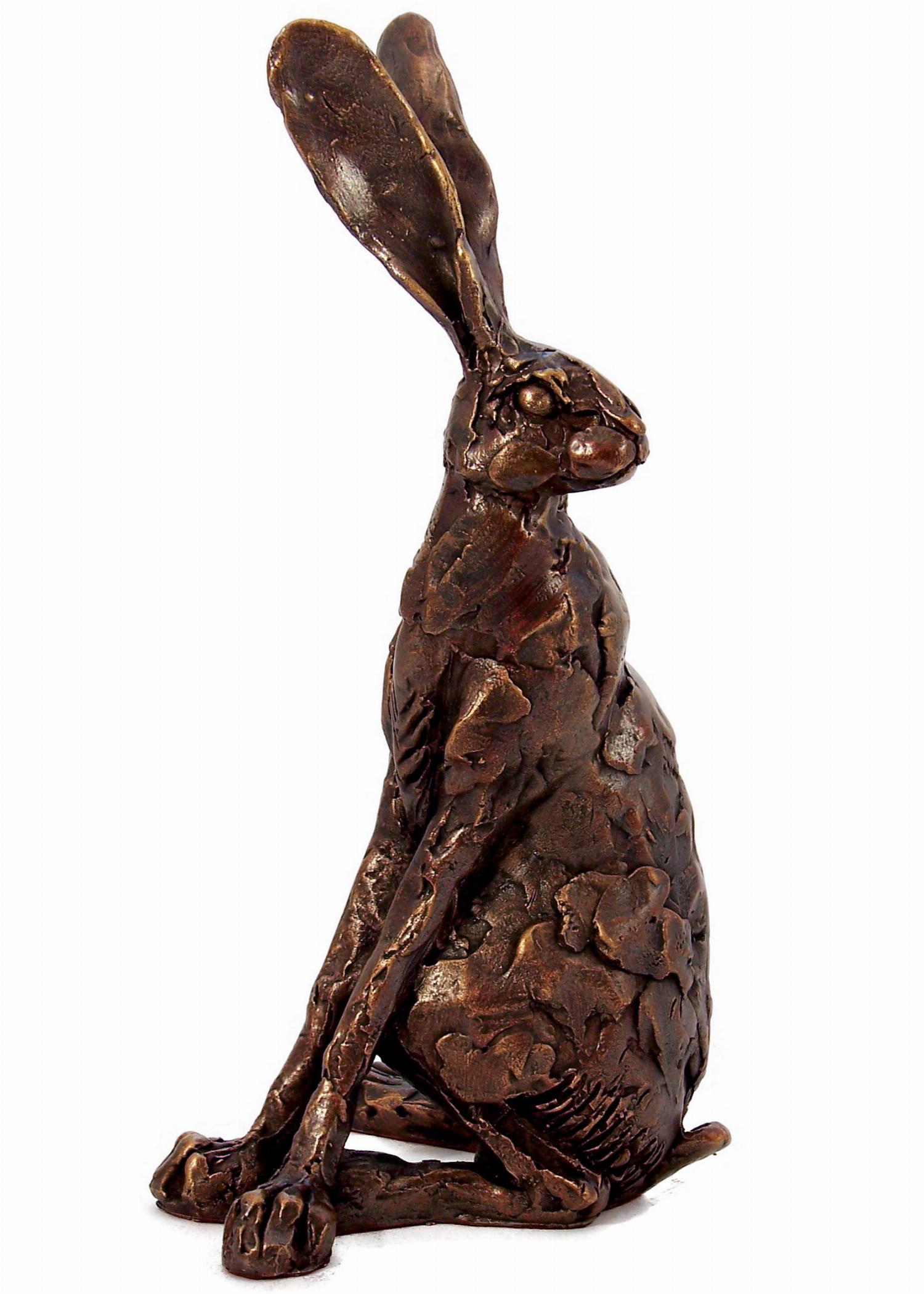 Sitting Hare Looking Back by Paul Jenkins (Frith Sculpture) Premier ...