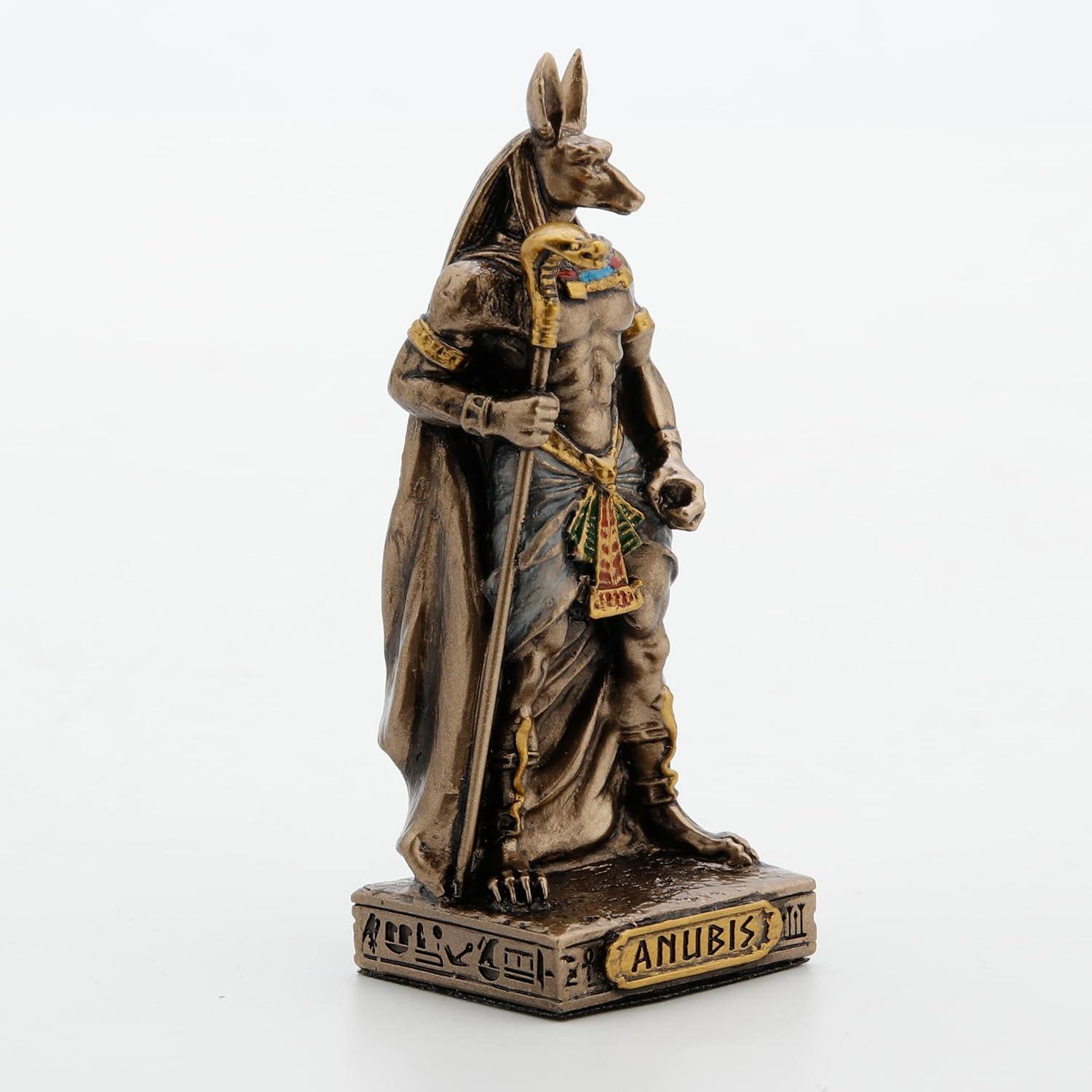 Anubis Bronze Miniature Statue | Gothic Gifts