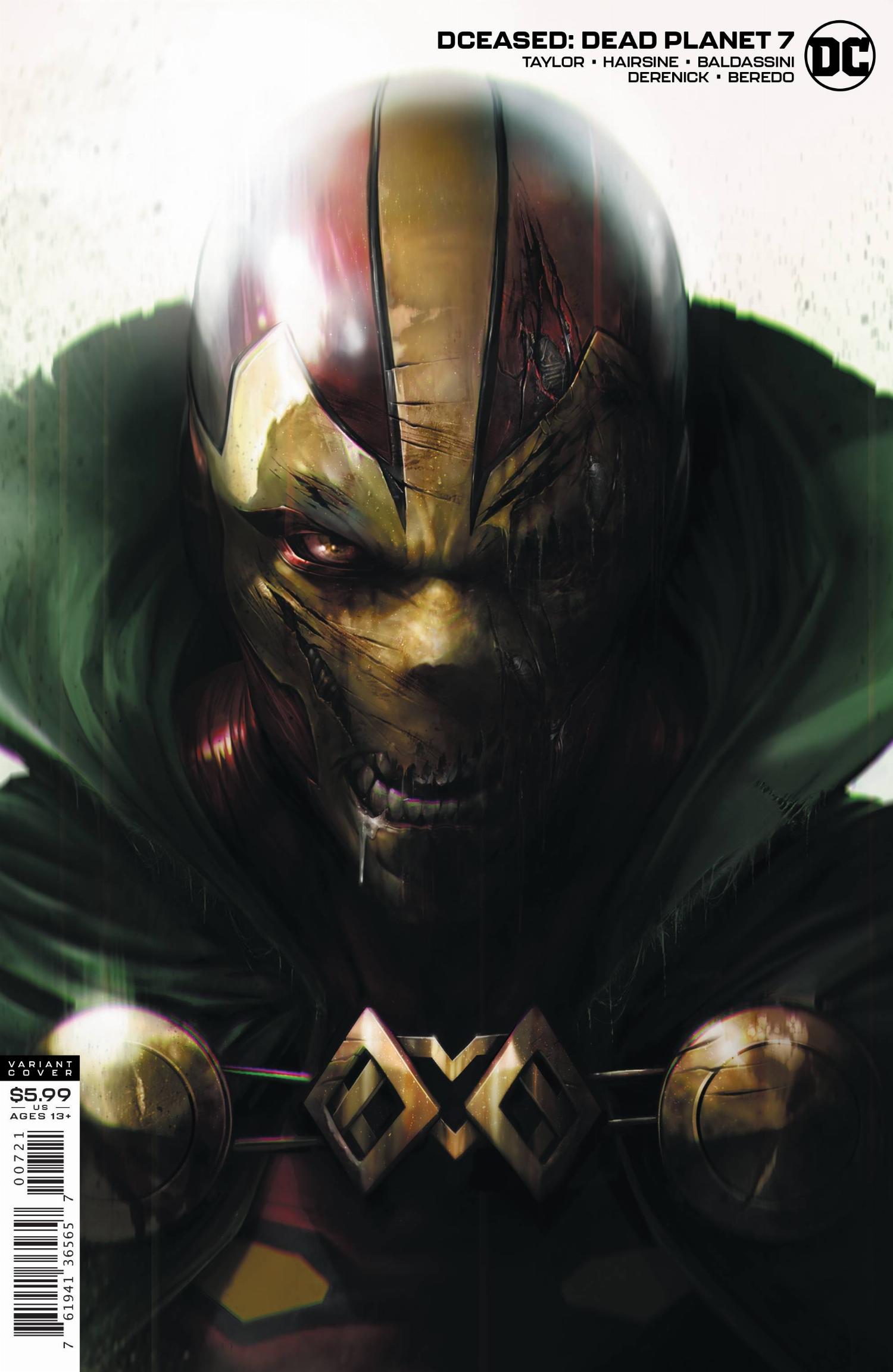 Dceased Dead Planet #7 (Of 7) Card Stock Variant Edition Comic | Gothic ...