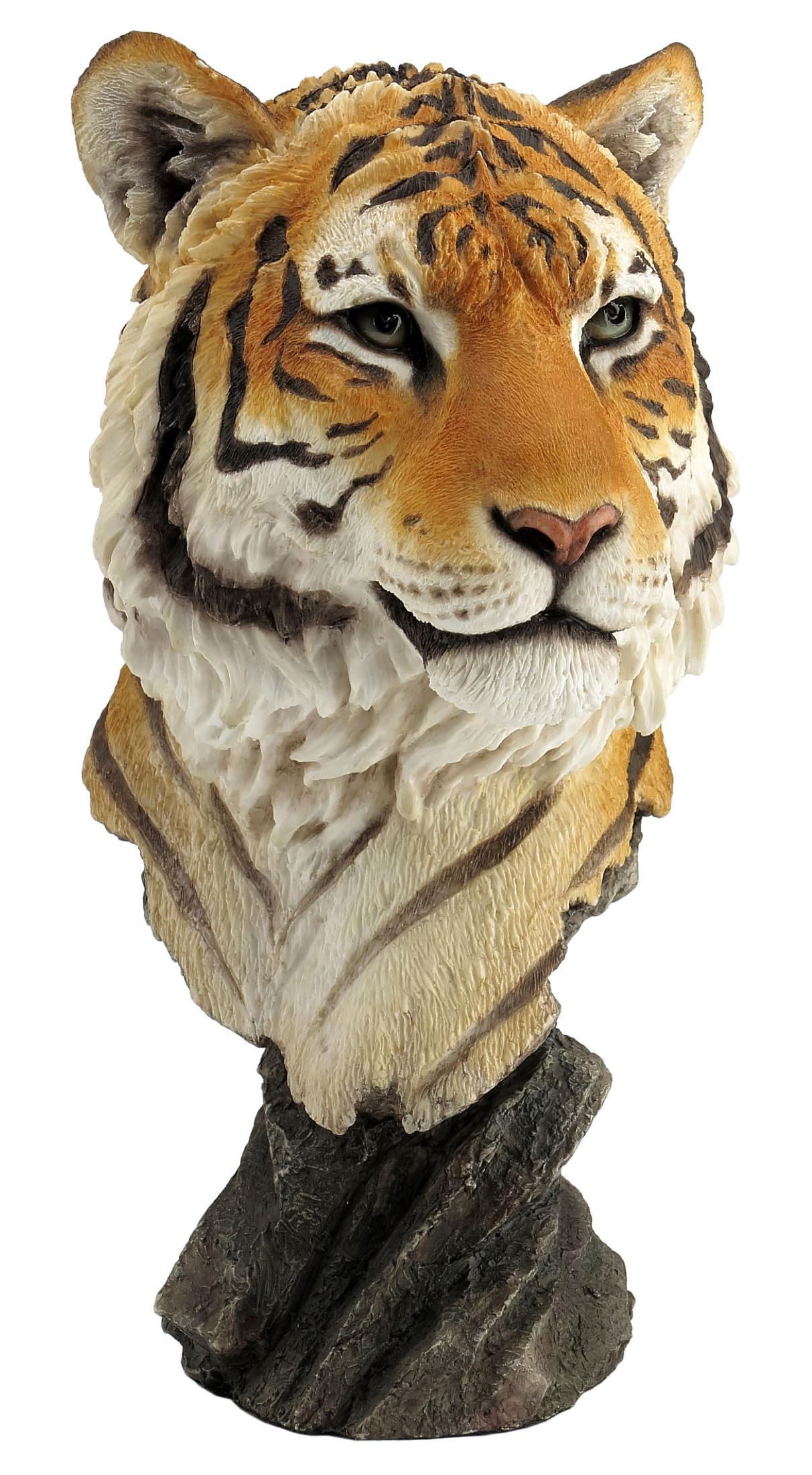 Tiger Head Bust | Bronze Gifts