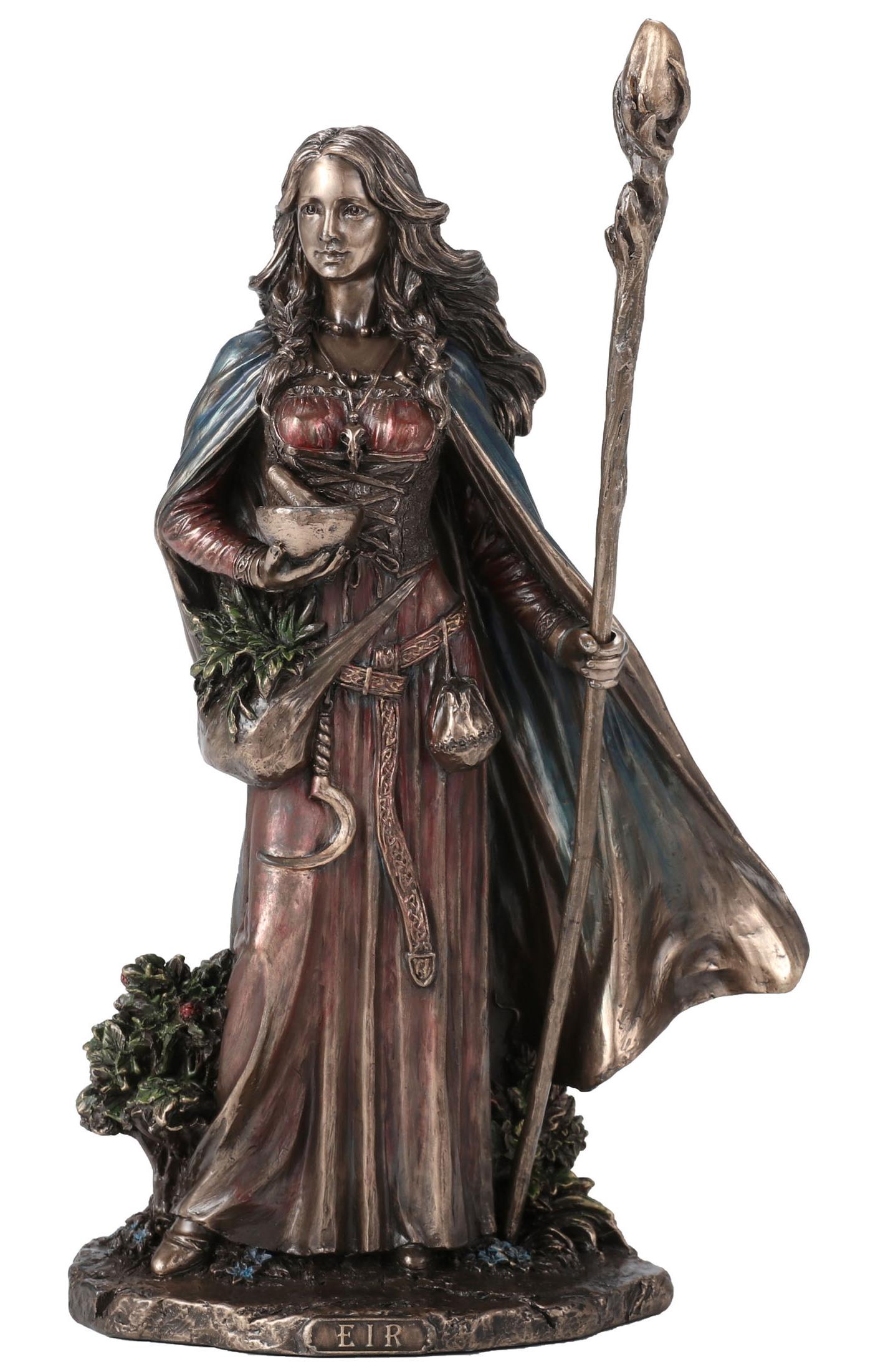 Eir Norse Goddess of Protection and Healing Bronze Figurine (By ...