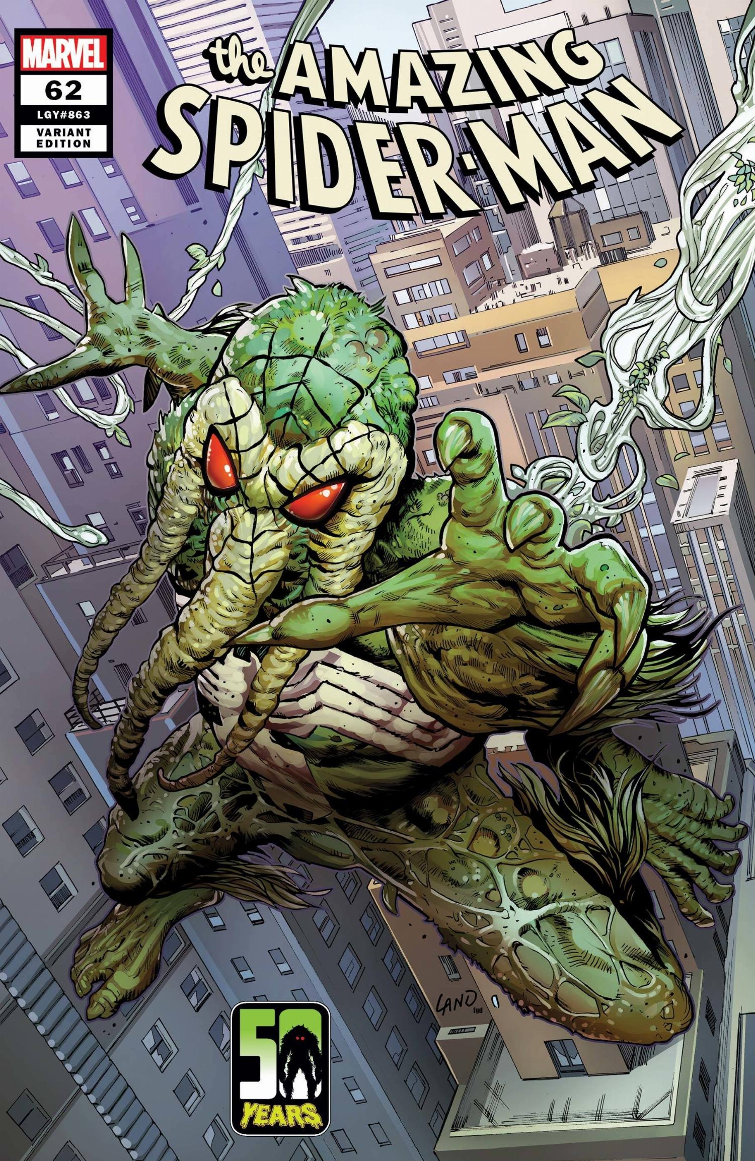 Amazing Spider-Man #62 Land Spider-Man-Thing Variant Comic | Gothic Gifts