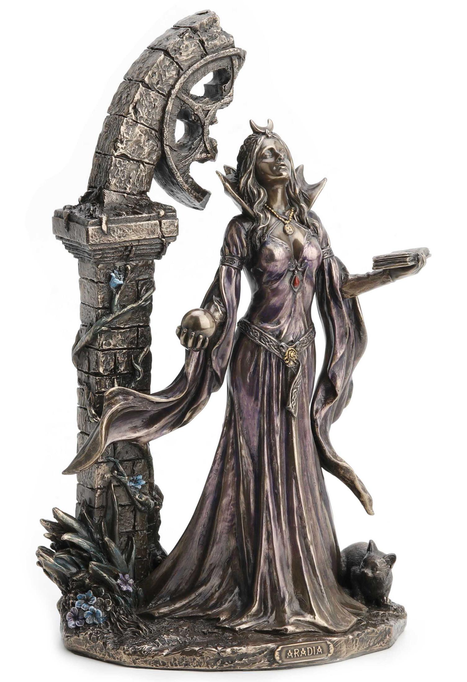 Aradia the Wiccan Queen of Witches Bronze Figurine | Bronze Gifts