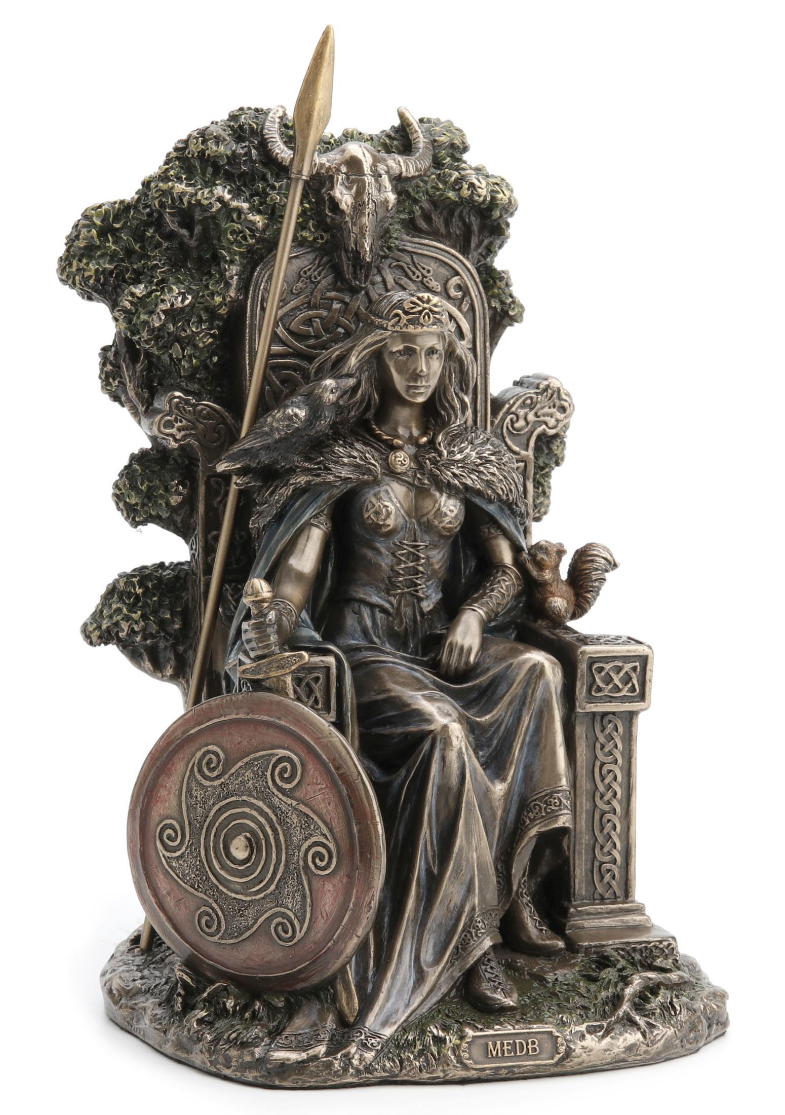 Celtic Goddess Queen Medb of Connacht Bronze Figurine (By Veronese ...
