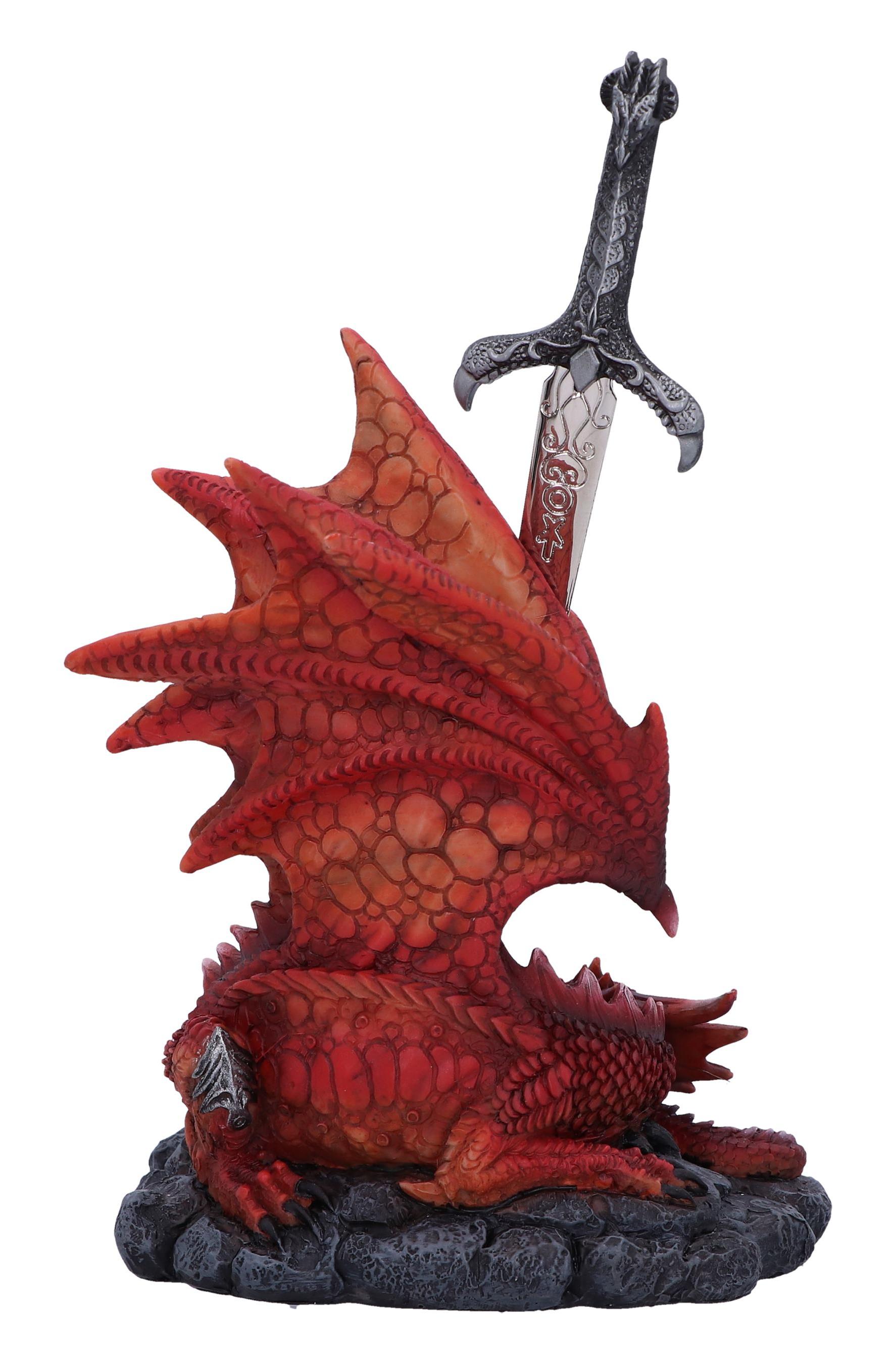 Forged in Flames dragon figurine | Gothic Gifts