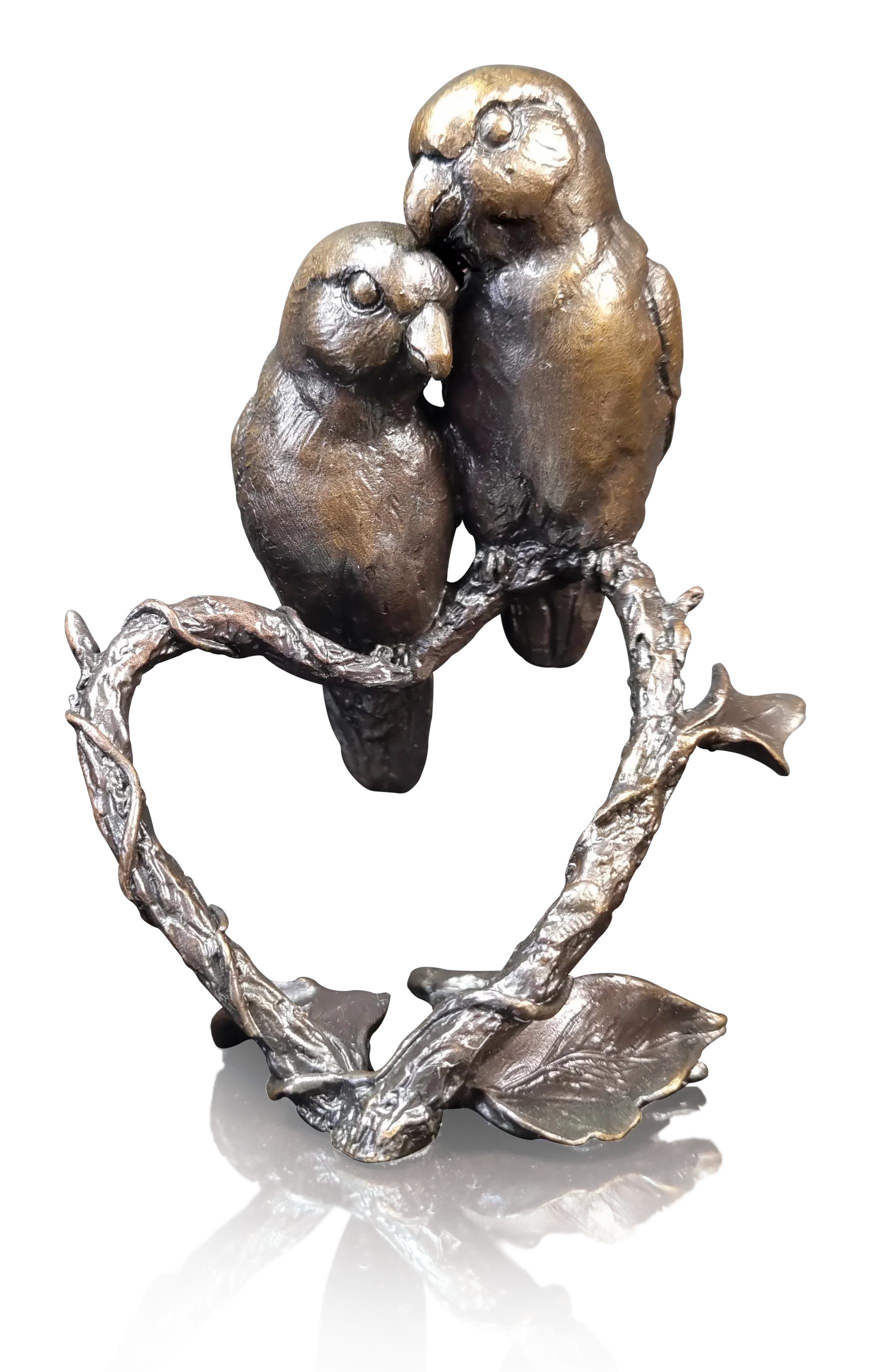 Lovebirds Bronze Sculpture by Keith Sherwin (Richard Cooper 1179 ...