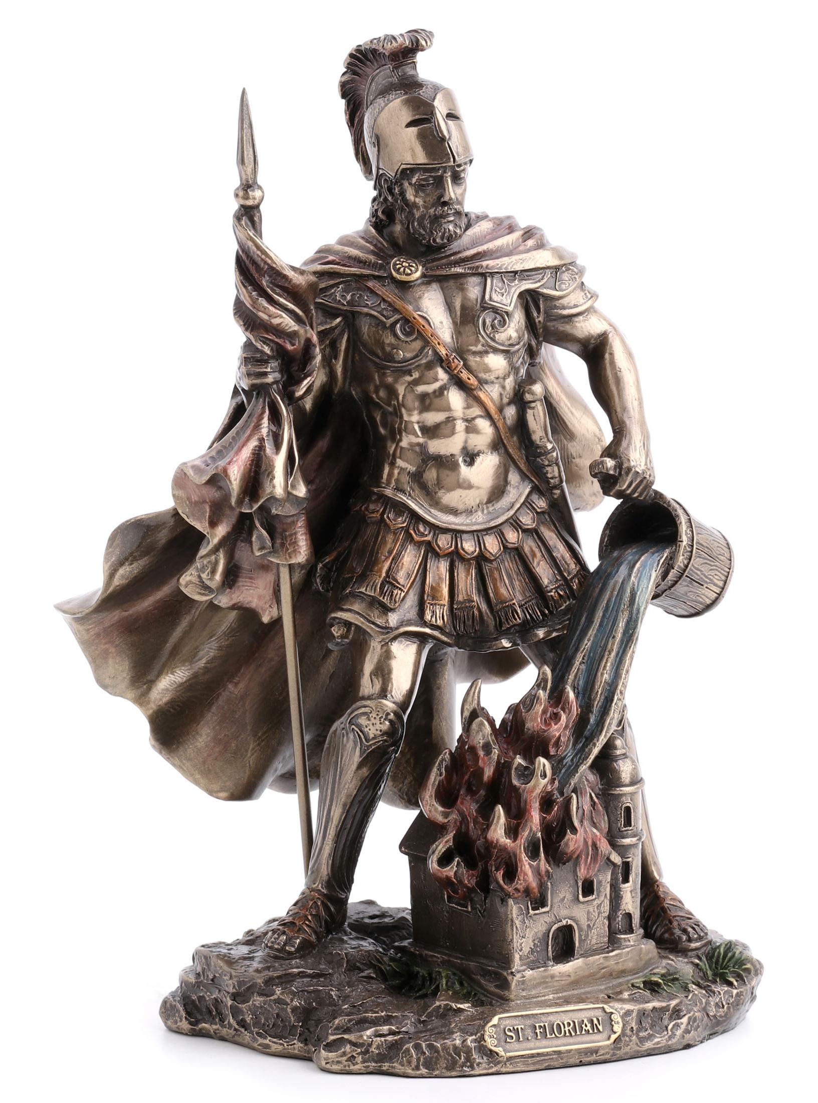 Saint Florian Bronze Figurine (by Veronese) | Gothic Gifts