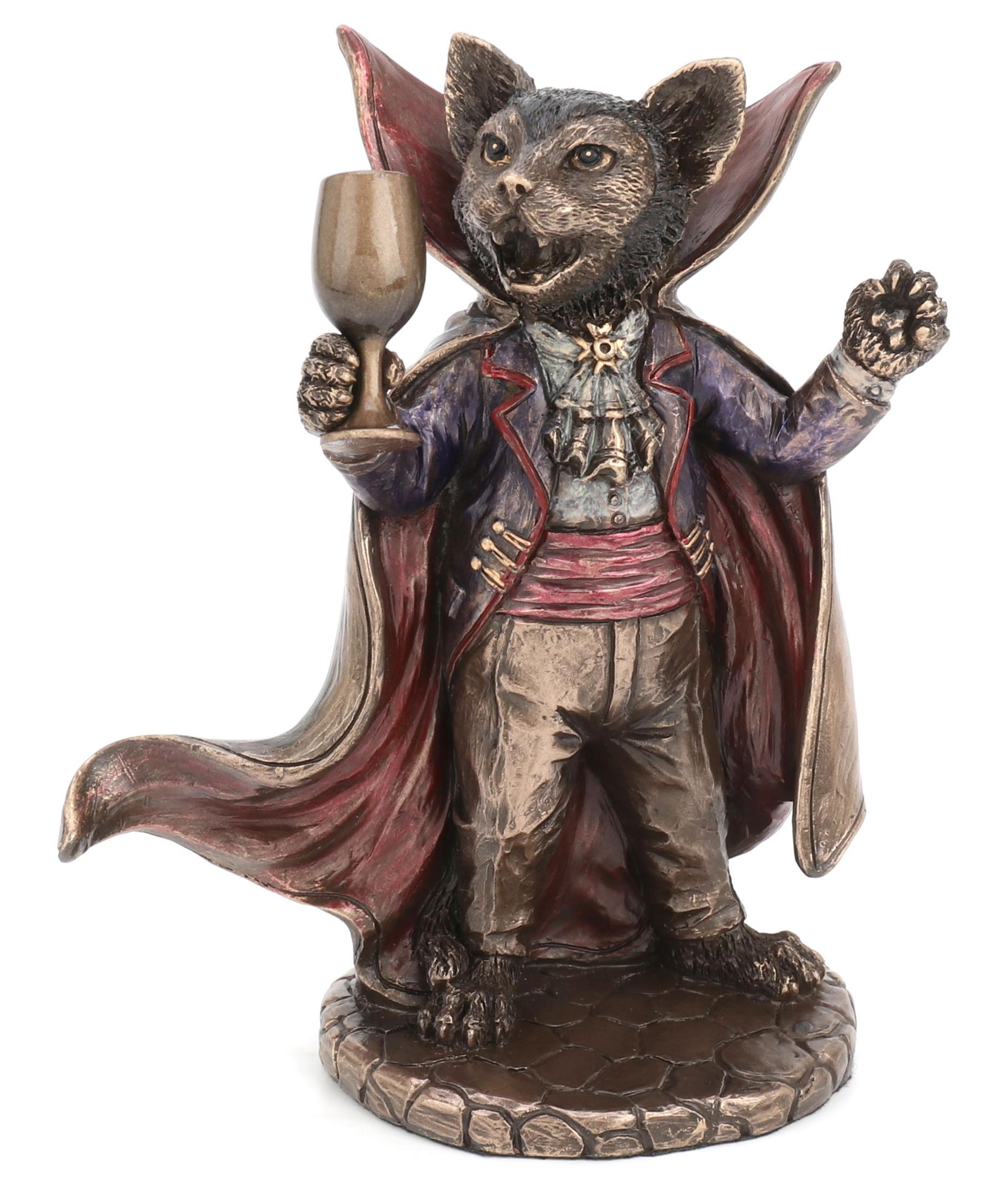 Vampire Cat Bronze Figurine (By Veronese) | Bronze Gifts