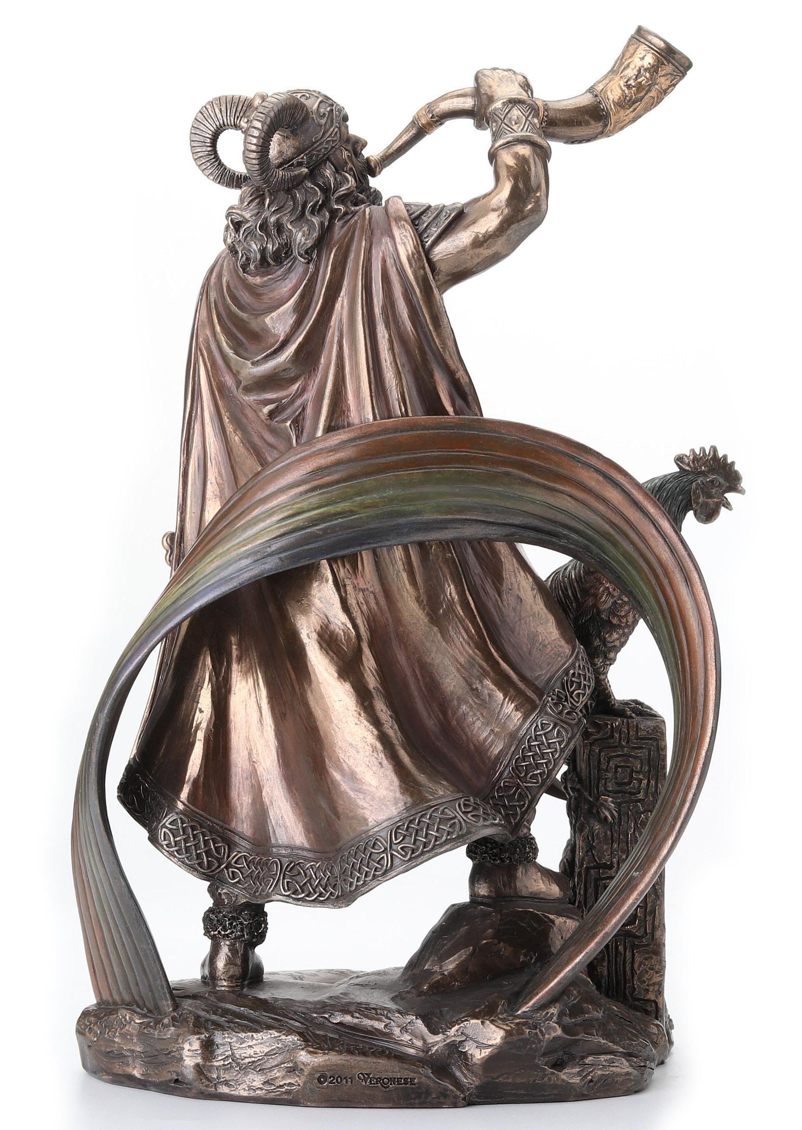 Norse God Heimdall Bronze Figurine (By Veronese) | Bronze Gifts