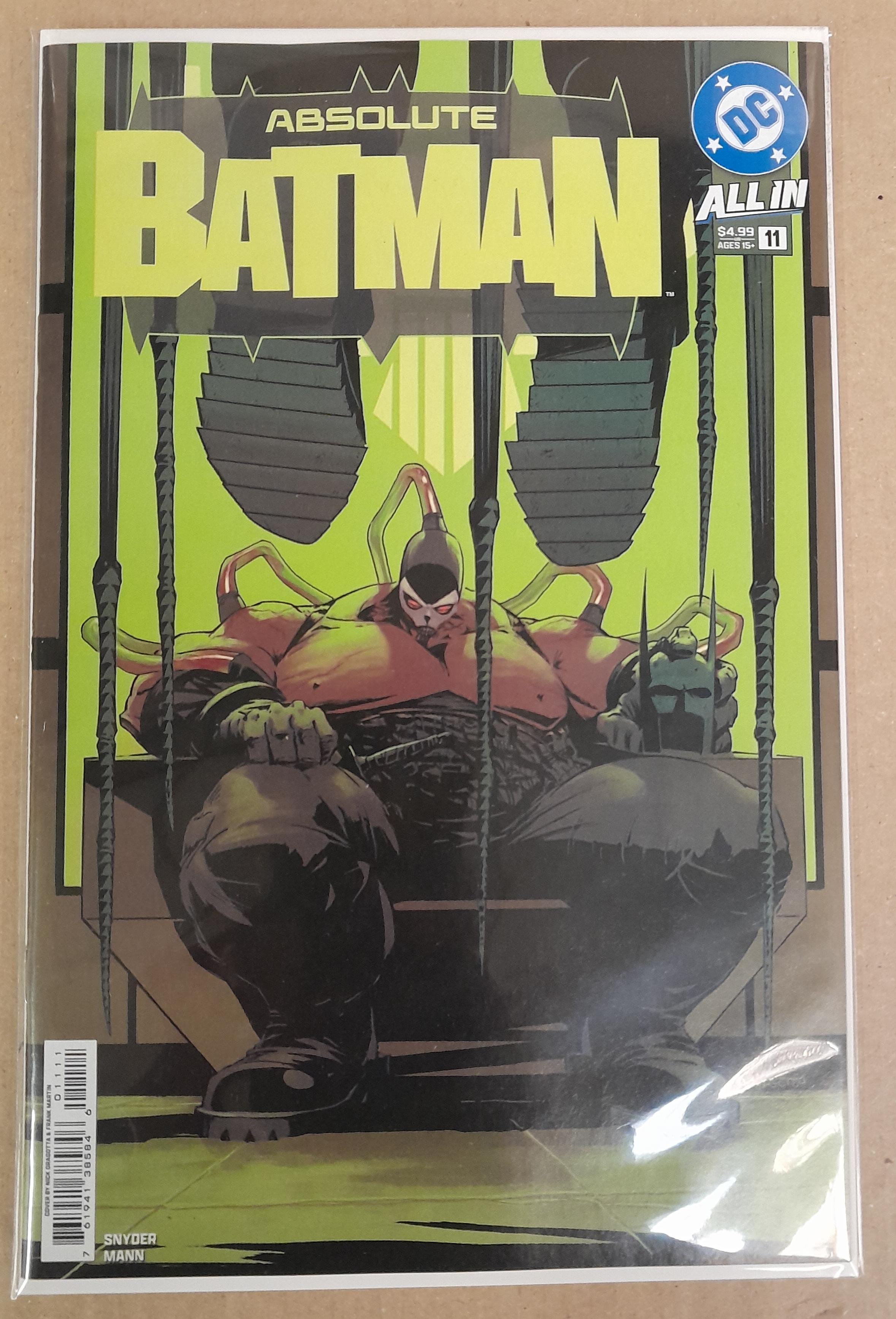 Absolute Batman #11 Cover a Nick Dragotta First Print Comic | Gothic Gifts