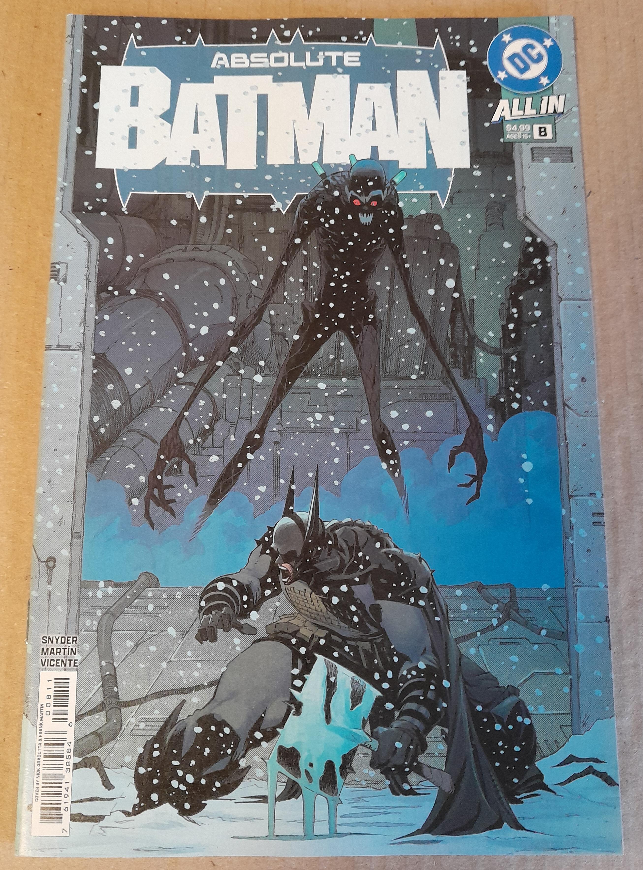 Absolute Batman #8 Cover a Nick Dragotta Comic | Gothic Gifts