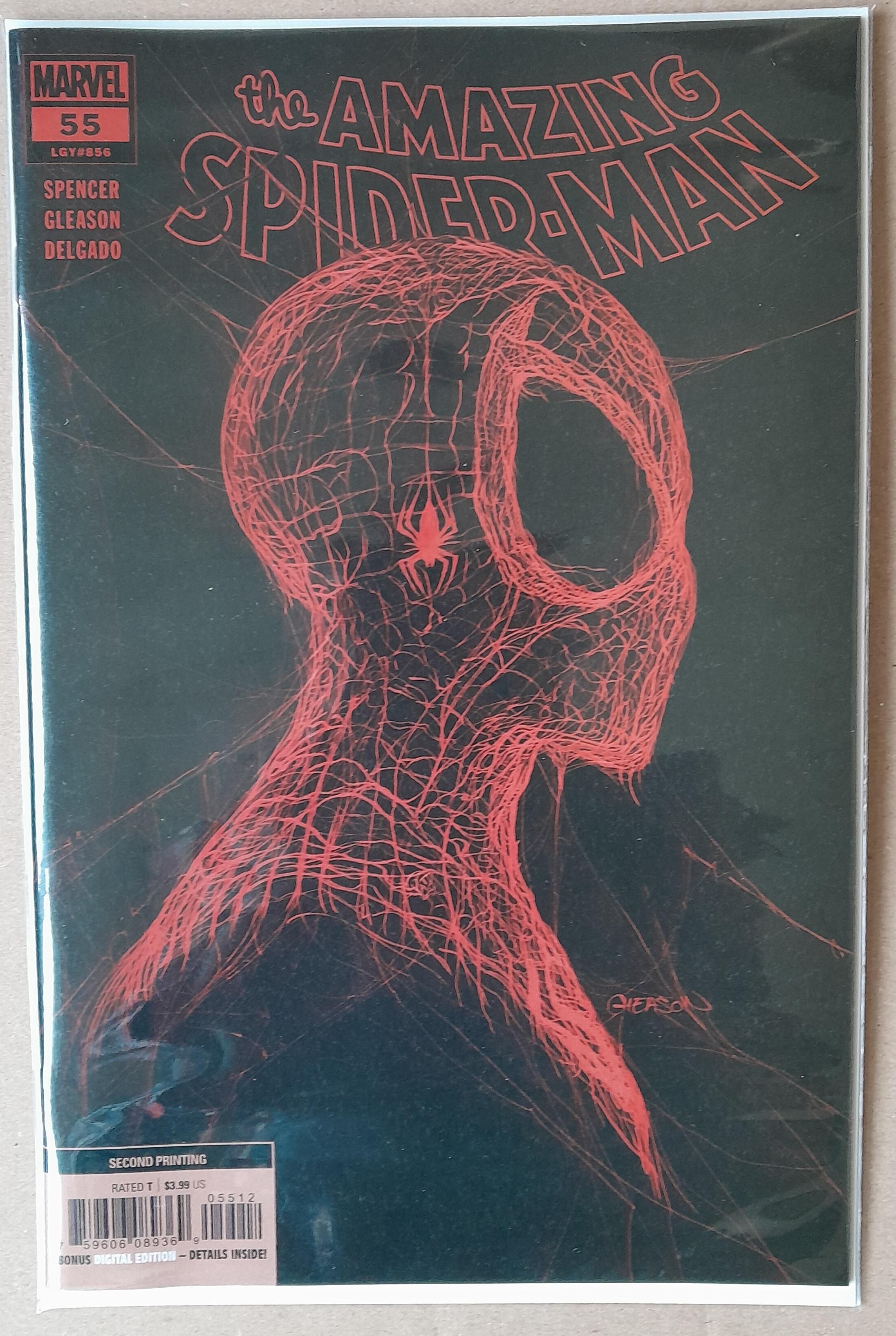 Amazing Spider-Man #55 Second Printing Gleason Variant Cover Last ...