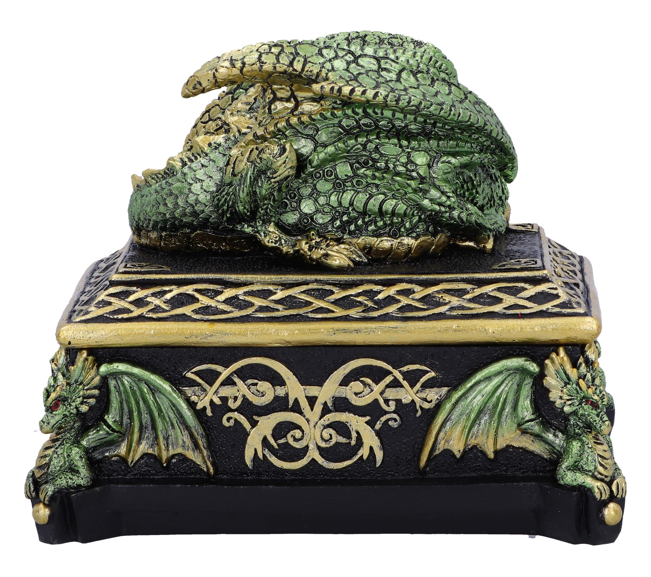 Emerald Hoard Dragon Box | Gothic Gifts