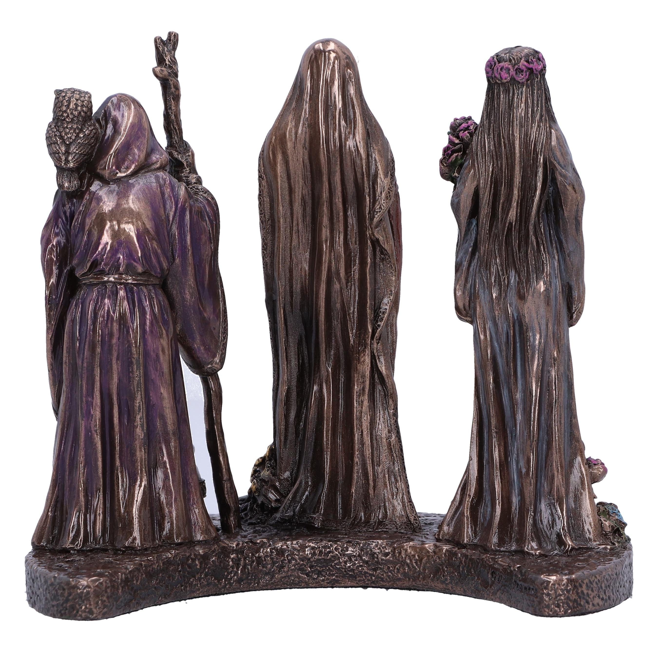 Maiden, Mother and Crone Trio of Life Mini Figurine | Bronze Gifts
