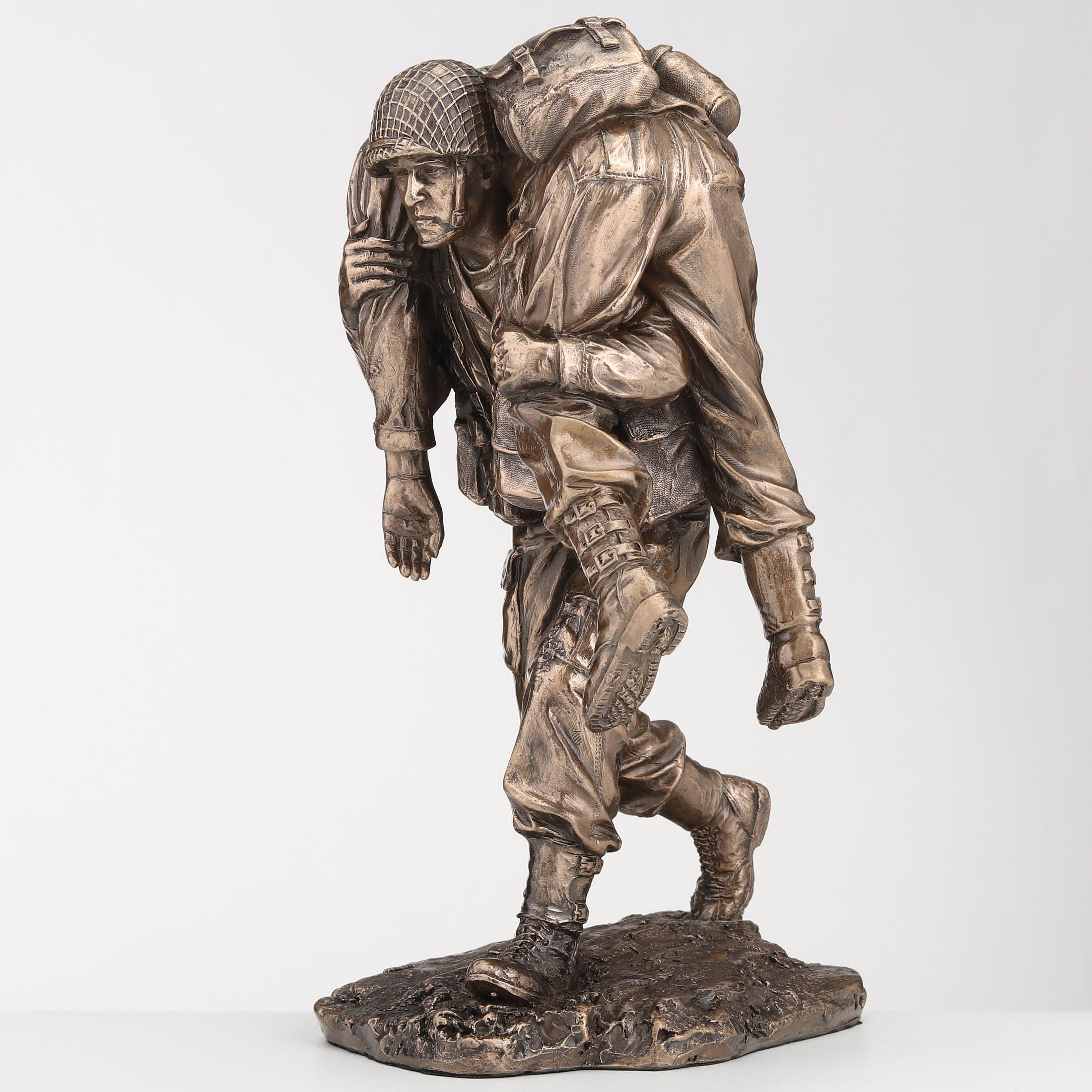 No Soldier Left Behind Bronze Figurine (By Veronese) | Bronze Gifts