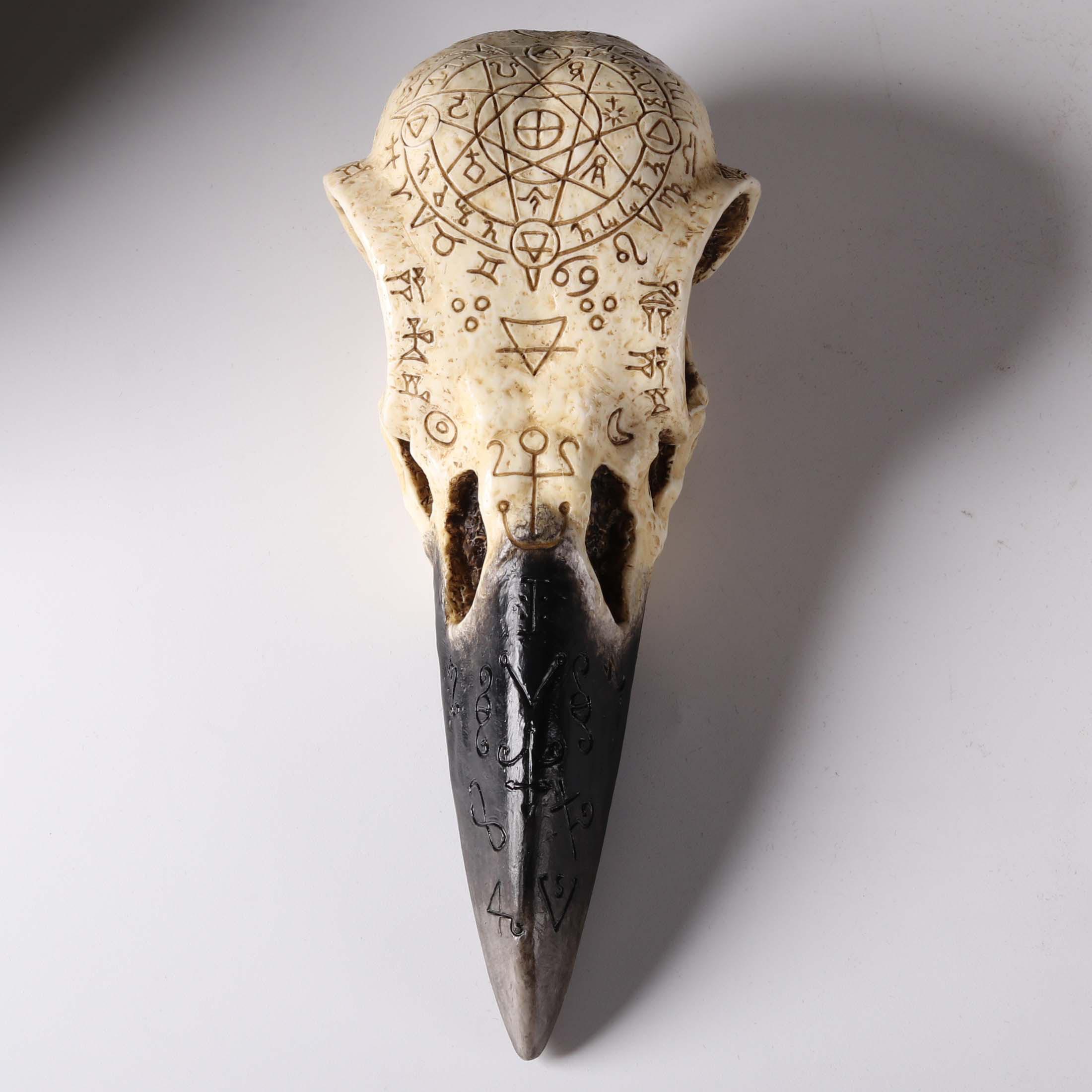 Raven Skull Ornament | Gothic Gifts
