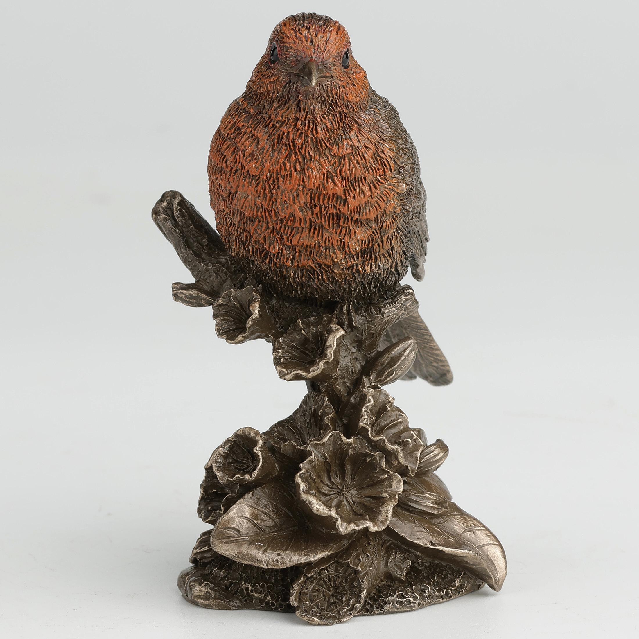 Robin Red Breast Bronze Small Figurine | Bronze Gifts