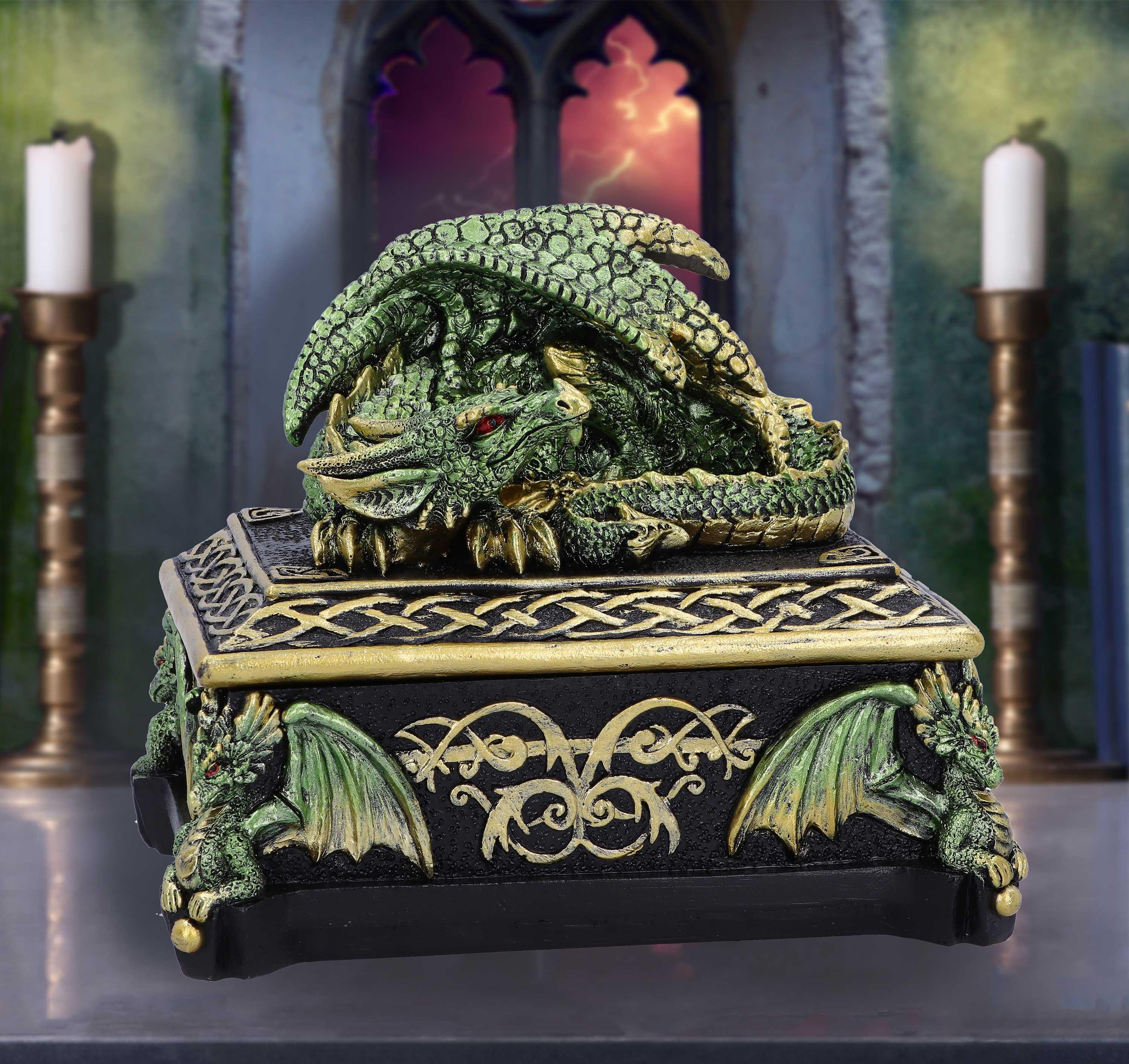 Emerald Hoard Dragon Box | Gothic Gifts