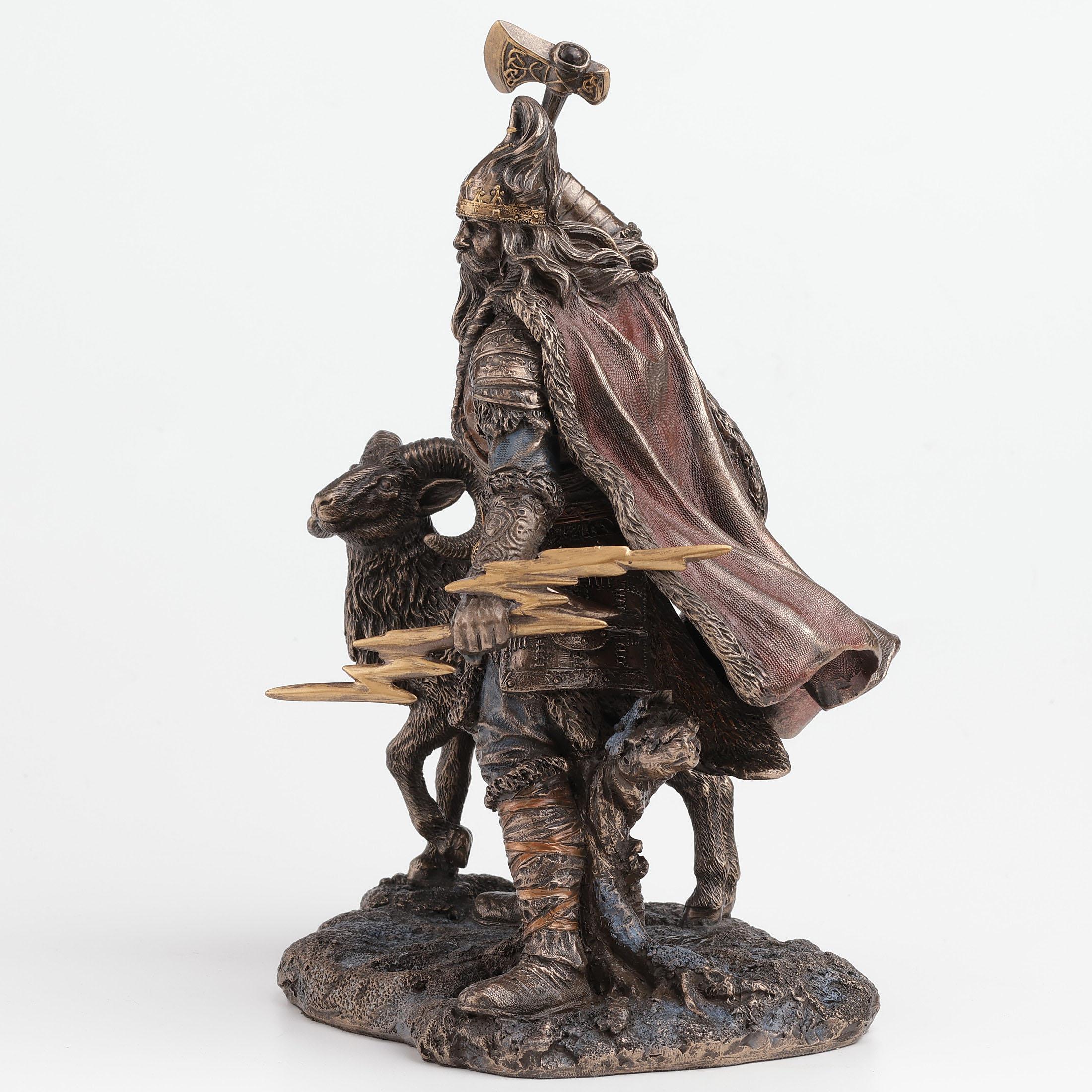 Perun the Slavic God of Thunder Bronze Figurine (by Veronese) | Bronze ...
