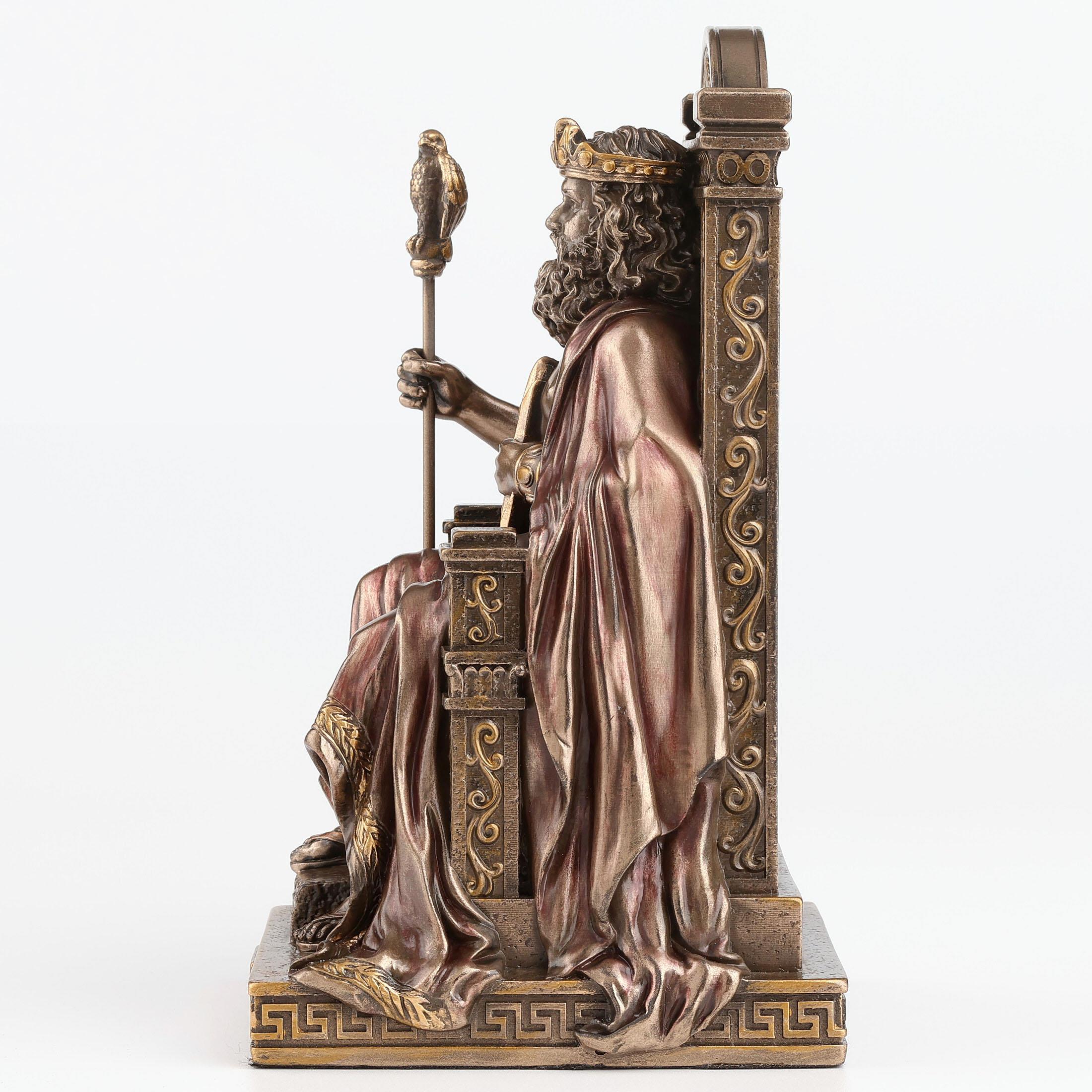 Zeus at Olympia Bronze Figurine (By Veronese) | Bronze Gifts