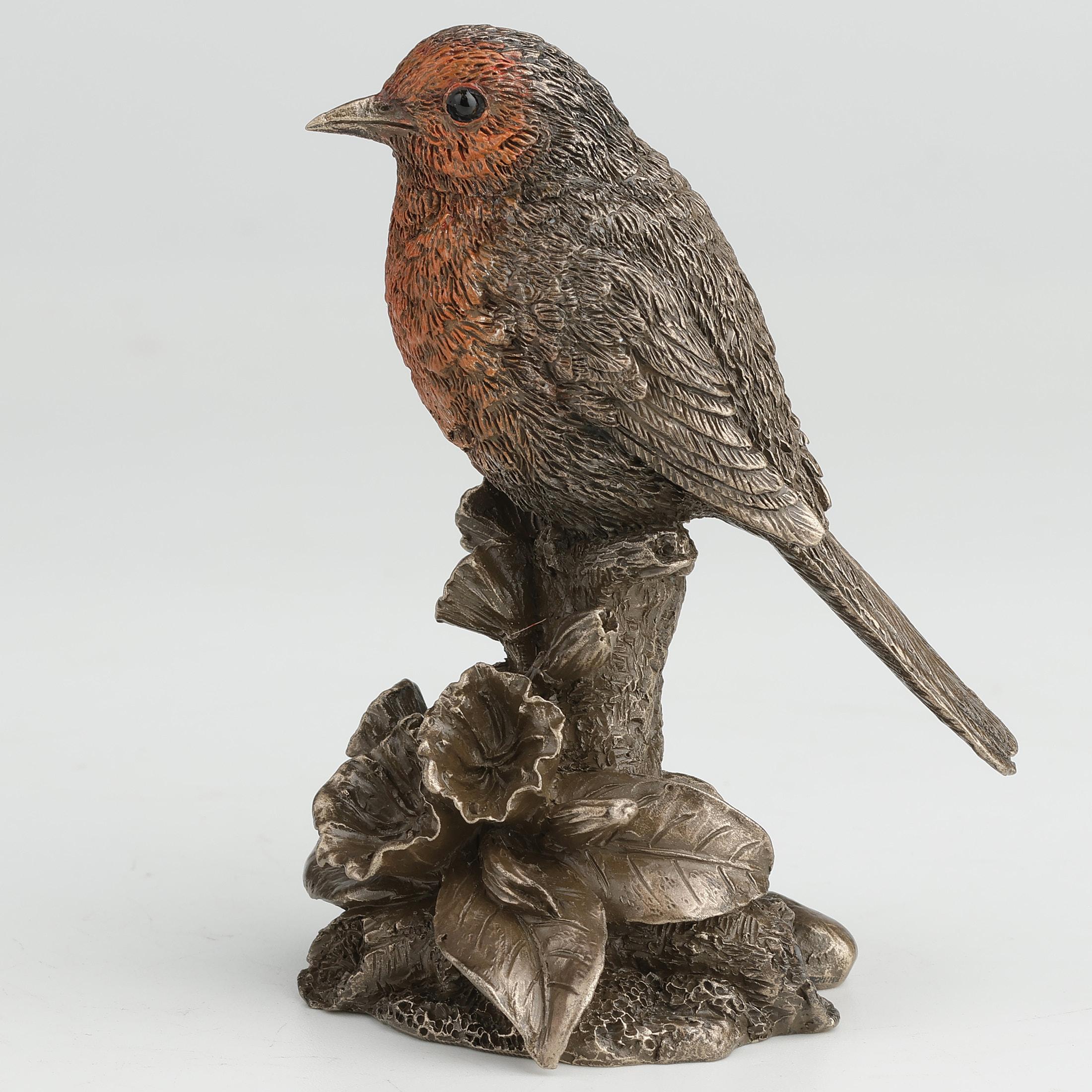 Robin Red Breast Bronze Small Figurine | Bronze Gifts