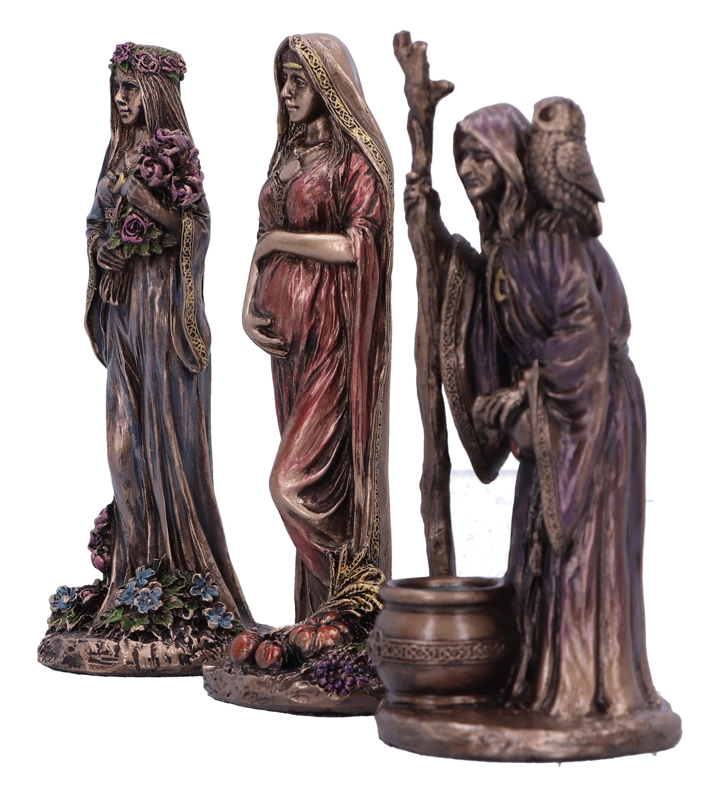Maiden, Mother and Crone Trinity Mini Figurines | Gothic Gifts