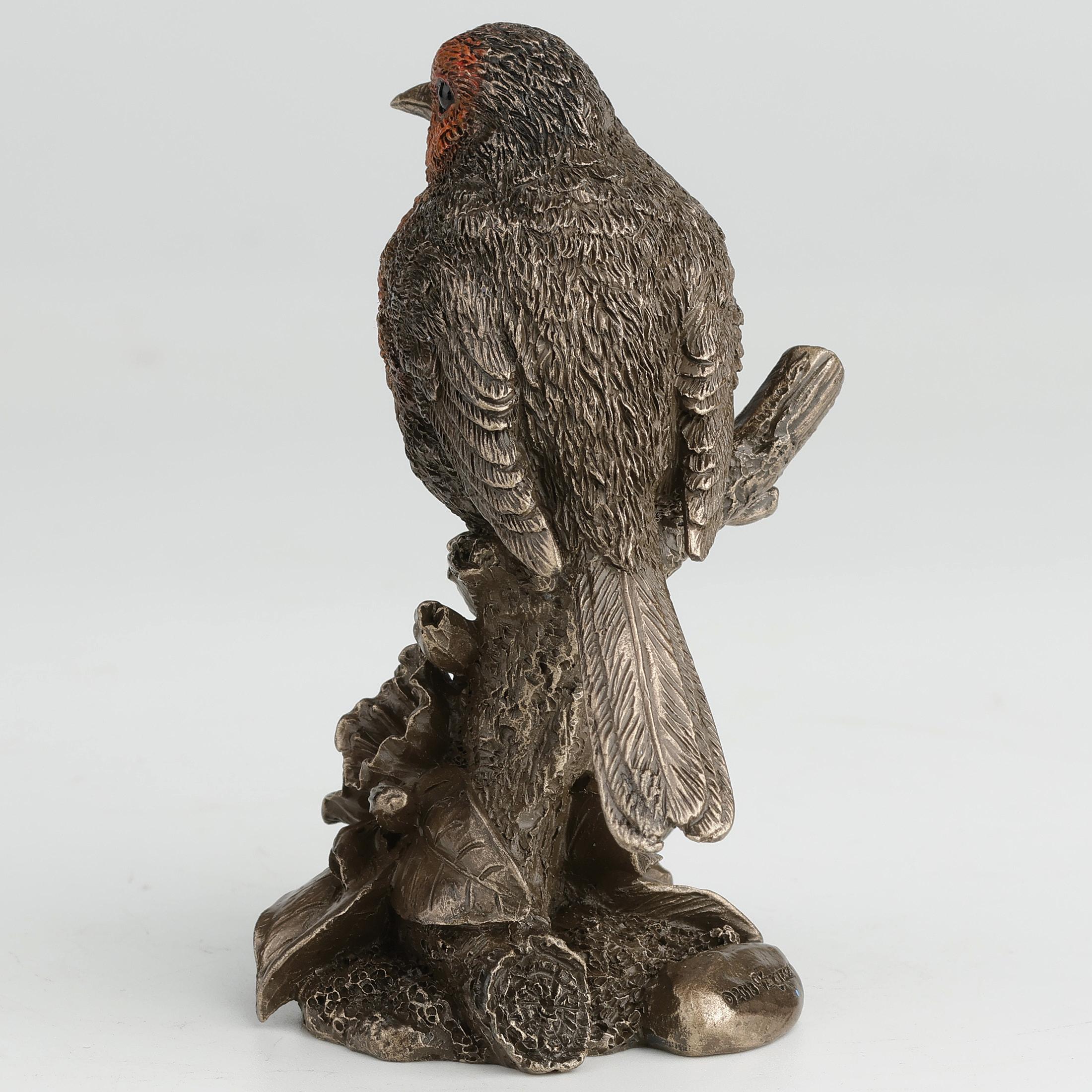 Robin Red Breast Bronze Small Figurine | Bronze Gifts
