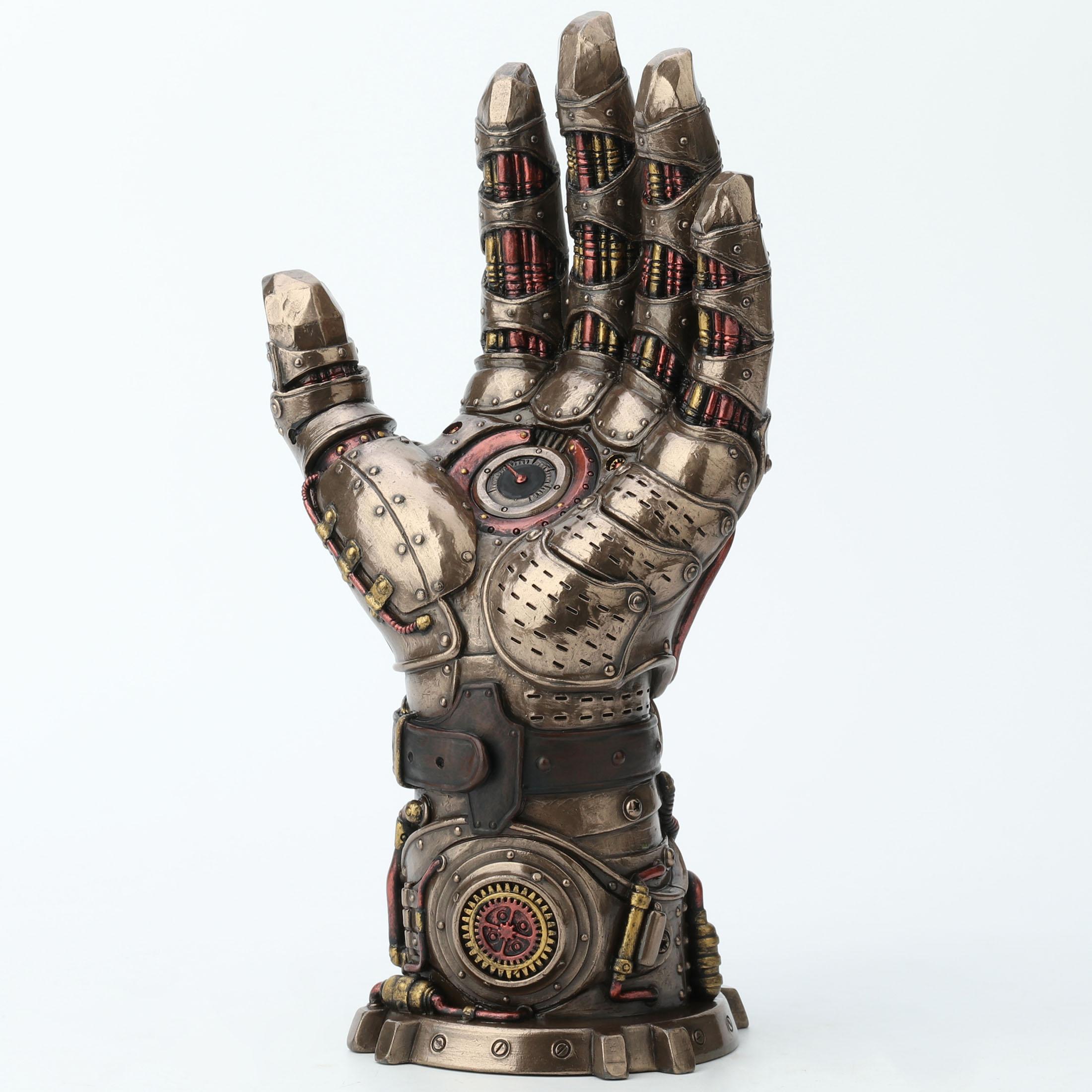 Steampunk Gauntlet of Goodwill Bronze Figurine (By Veronese) | Bronze Gifts