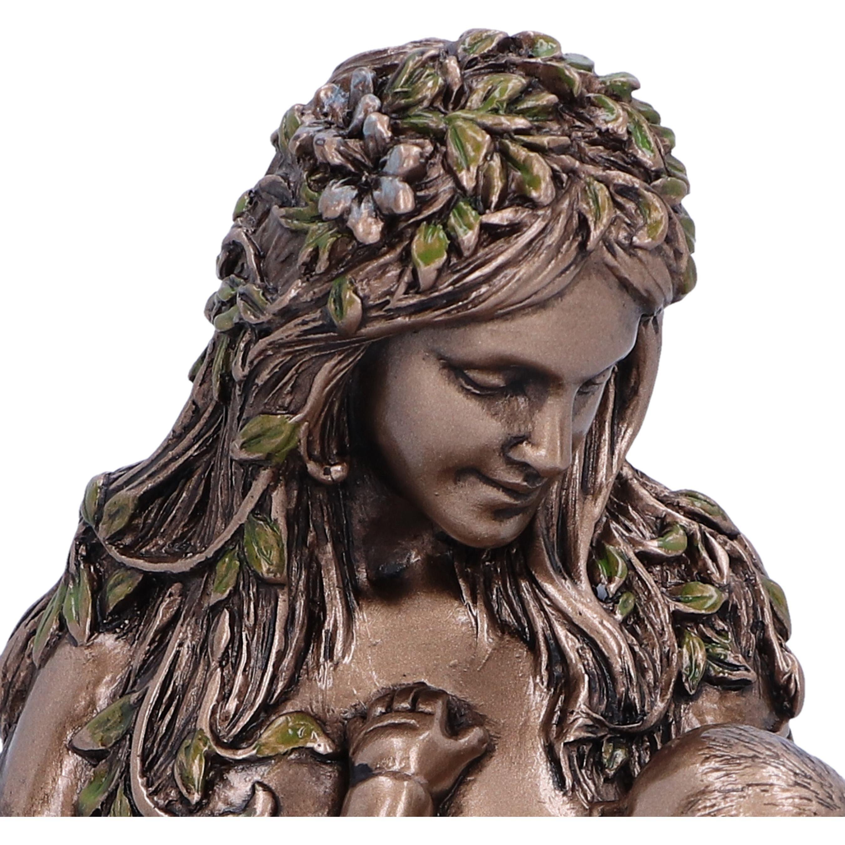 Earth Mother and Baby Bronze Figurine | Gothic Gifts
