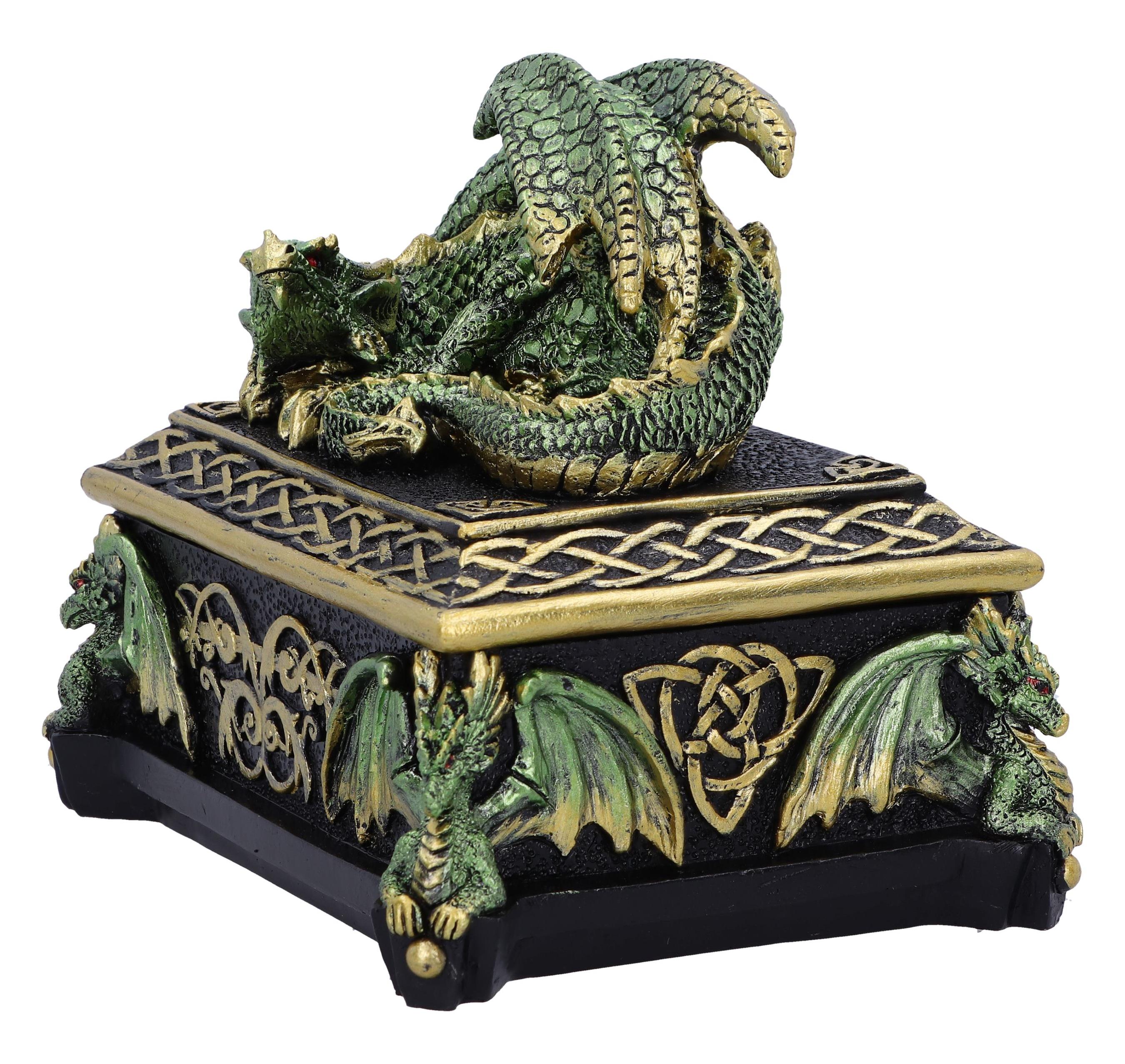 Emerald Hoard Dragon Box | Gothic Gifts