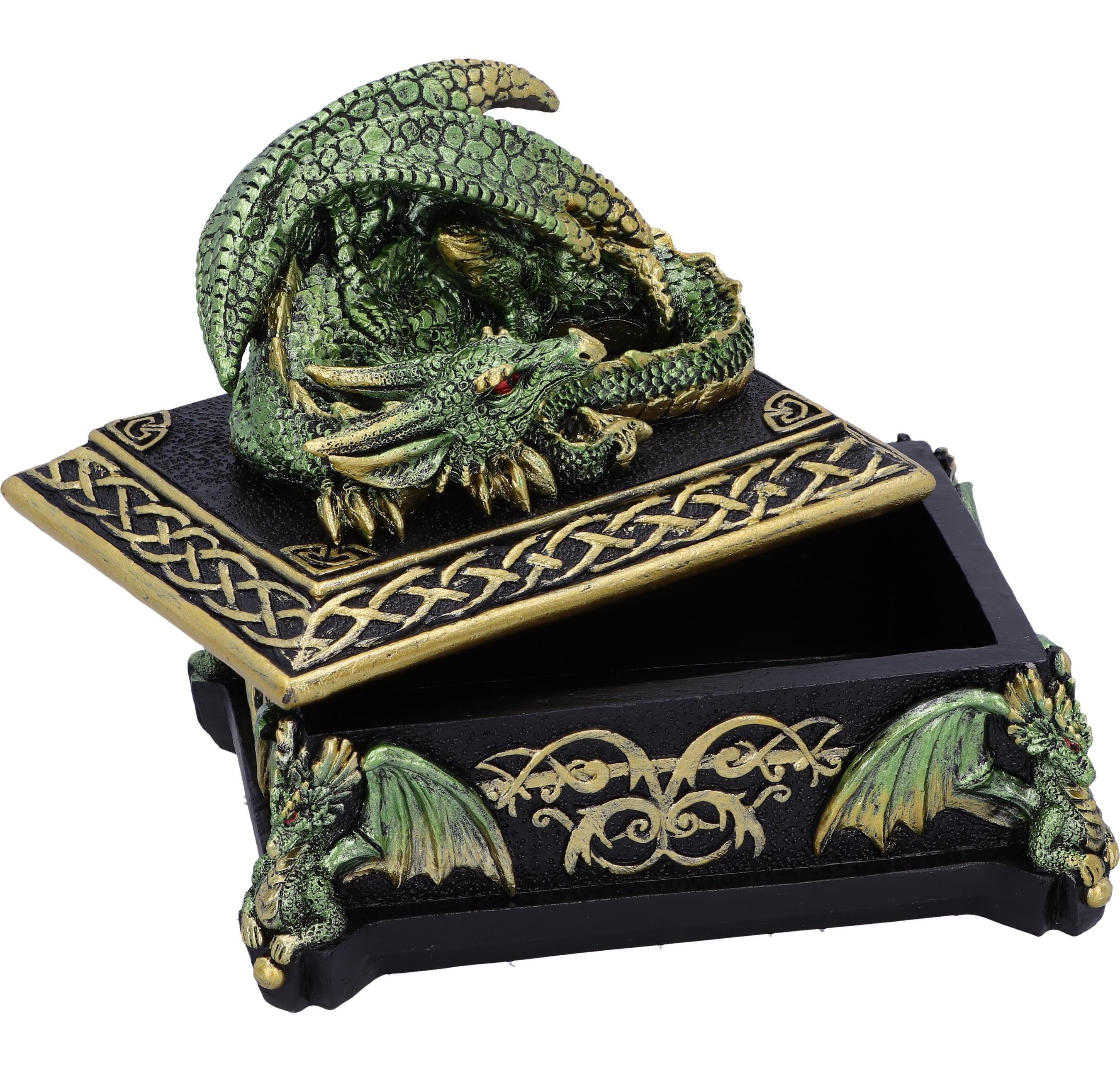 Emerald Hoard Dragon Box | Gothic Gifts
