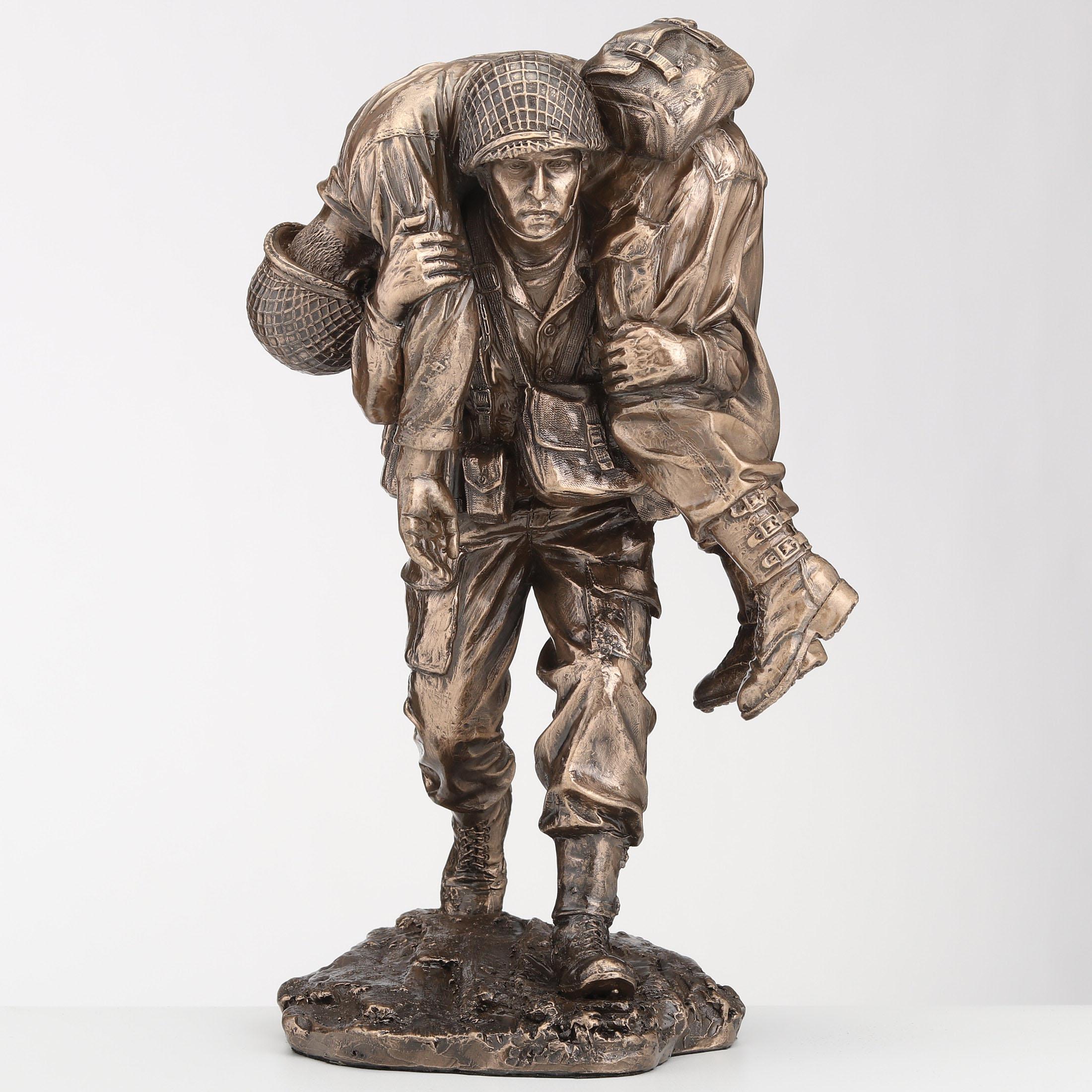 No Soldier Left Behind Bronze Figurine (By Veronese) | Bronze Gifts