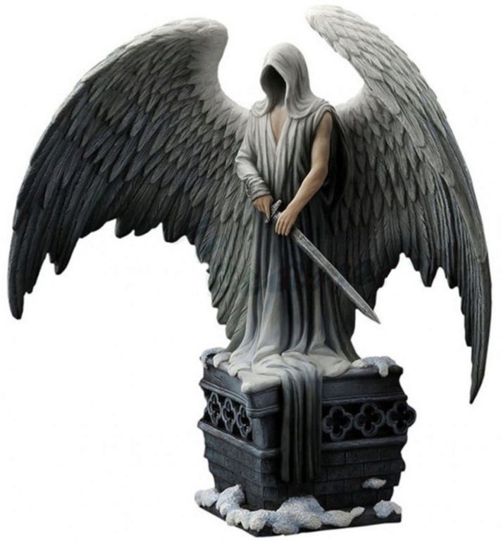 Cloaked Guardian Angel Figurine (L A Williams) 32.5cm | Gothic Gifts