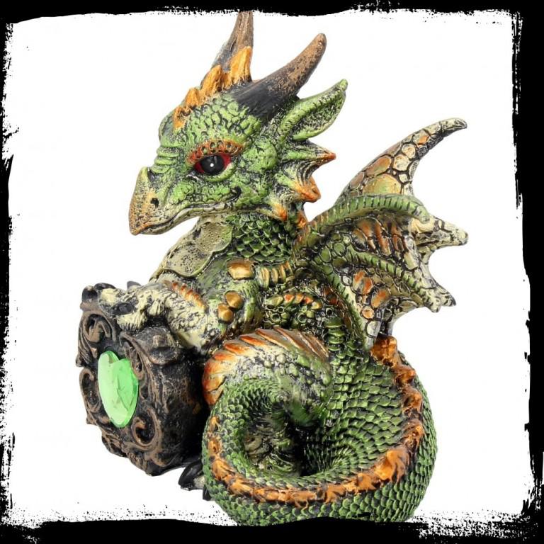 Malachite Green Dragon Figurine (Alator) | Gothic Gifts