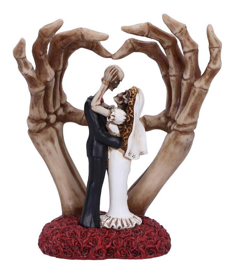 From This Day Forward Skeleton Wedding Bride and Groom 20cm | Gothic Gifts