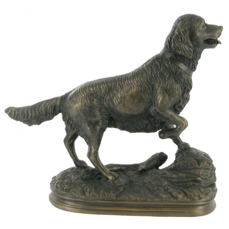 Golden Retriever Bronze Figurine | Bronze Gifts