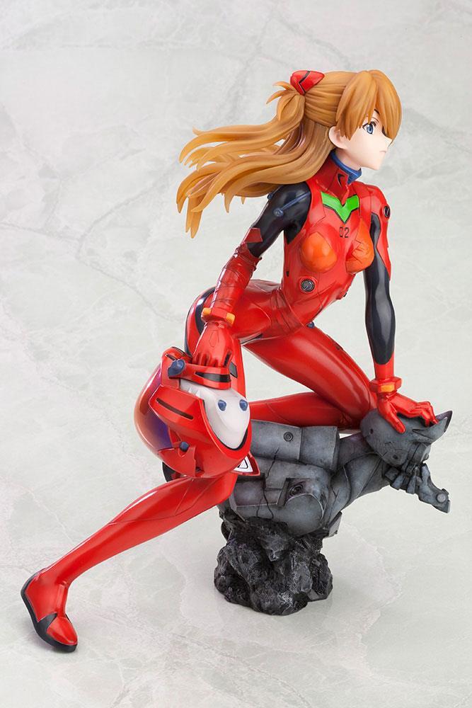 Asuka Langley Shikinami Neon Genesis Evangelion Pvc Statue 1/6 Q Plug ...
