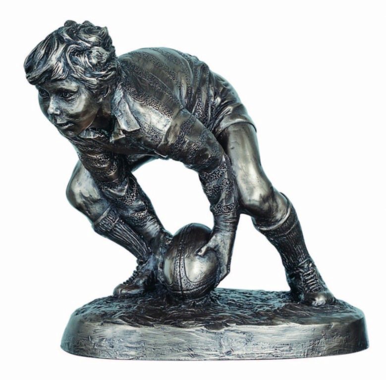 The Perfect Pass Rugby Bronze Figurine | Bronze Gifts