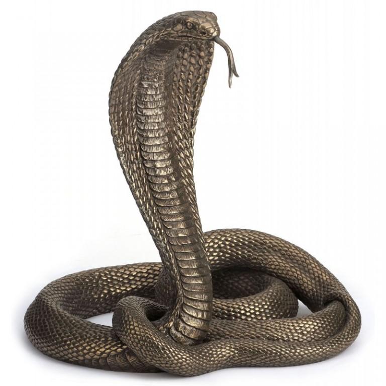 Cobra Bronze Snake Figurine | Bronze Gifts