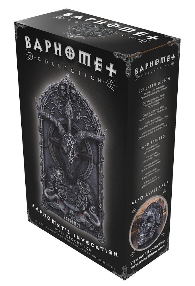 Exclusive Baphomet's Invocation Wall Plaque 30.5cm | Gothic Gifts