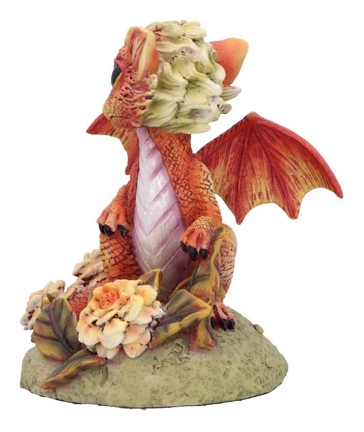 Marigold Flower Dragon Figurine | Gothic Gifts