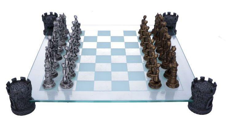Medieval Knight Chess Set | Gothic Gifts
