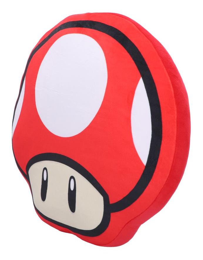 Super Mario Mushroom Soft to Touch Cushion 40cm | Gothic Gifts