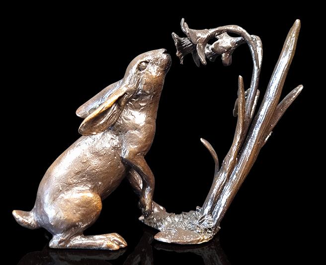 Hare with Daffodils Bronze Figurine (Limited Edition) Michael Simpson ...